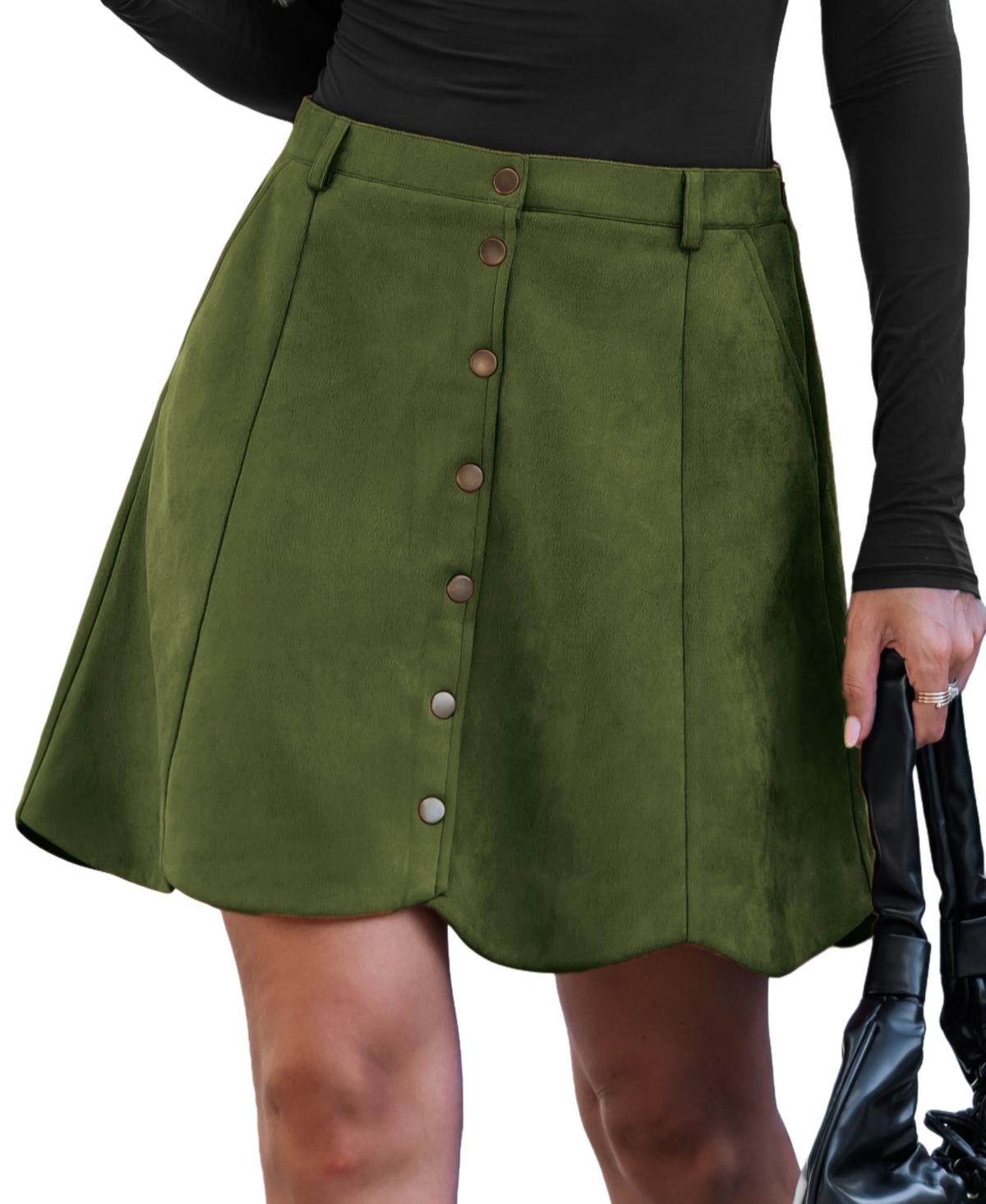 Click here for Cupshe Womens Cider & Spice Orange Mini Skirt - Da... prices