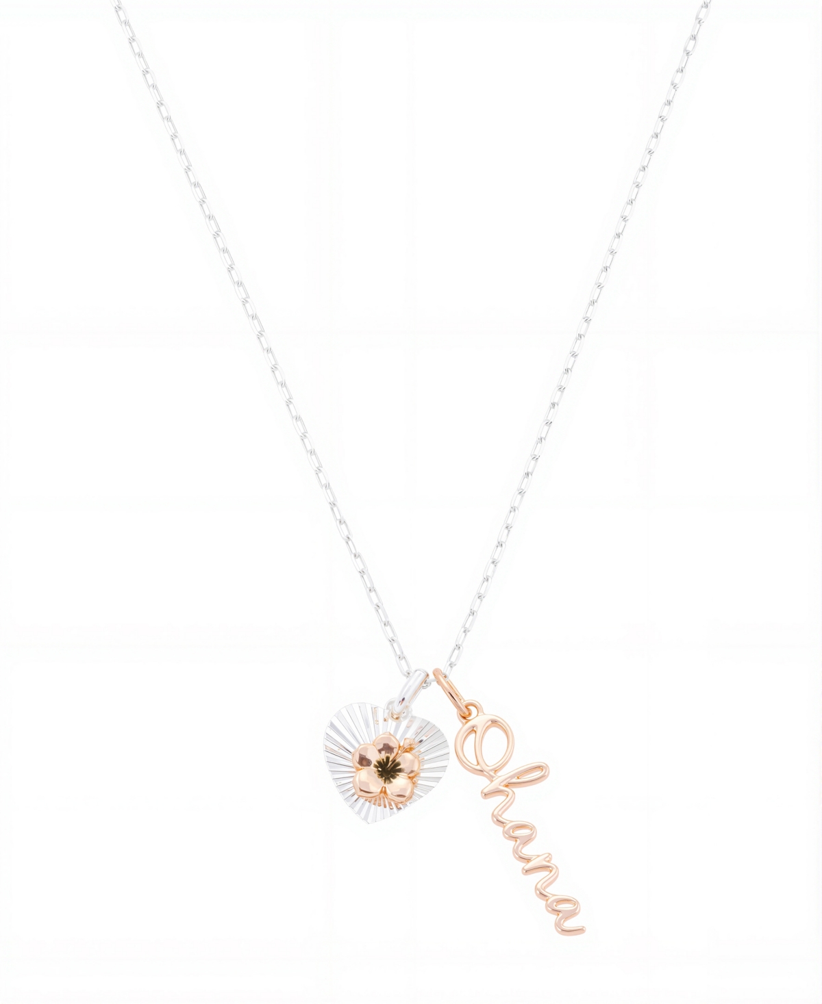 Click here for Disney Lilo and Stitch Ohana Pendant Necklace - Tw... prices