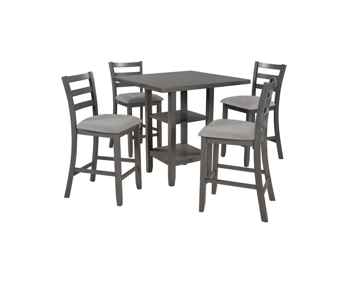 Click here for Casainc Trexm 5-Piece Counter Height Dining Set wi... prices