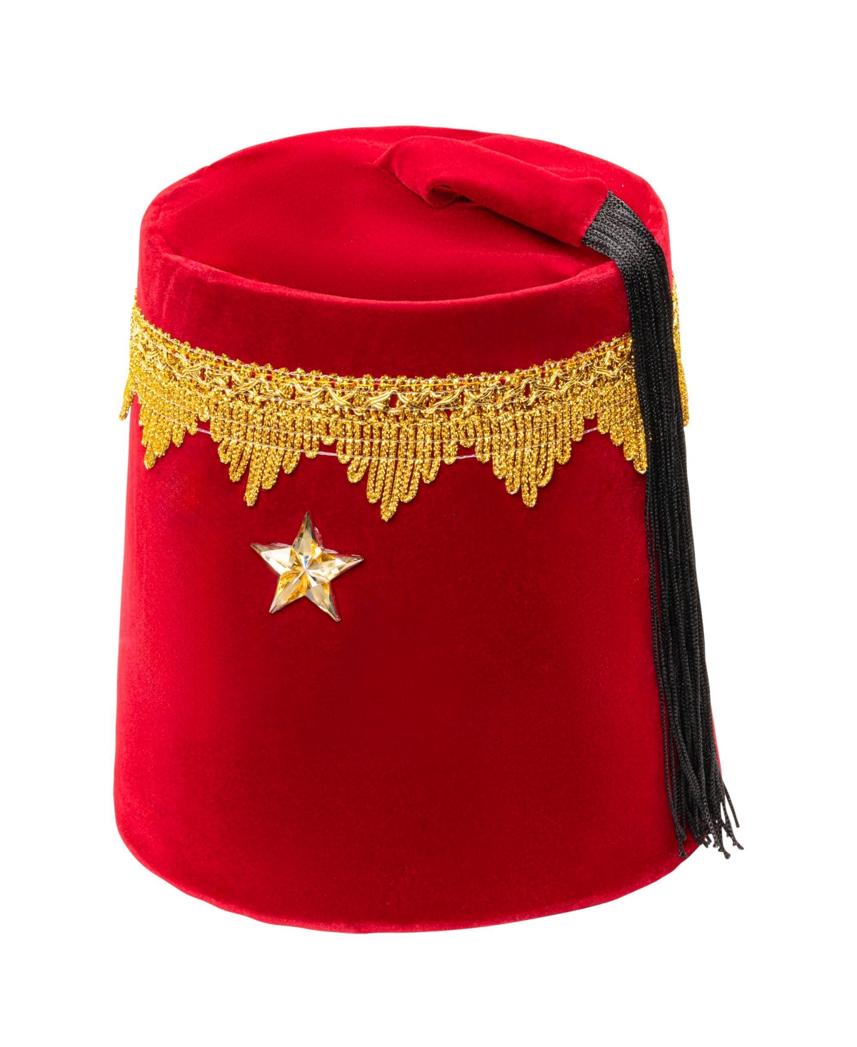 Click here for Dress Up America Red Tarboosh Hat prices