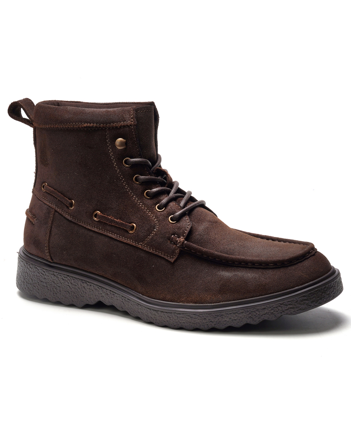 Click here for Anthony Veer Mens Tundra Moc-Toe Boots - Brown prices