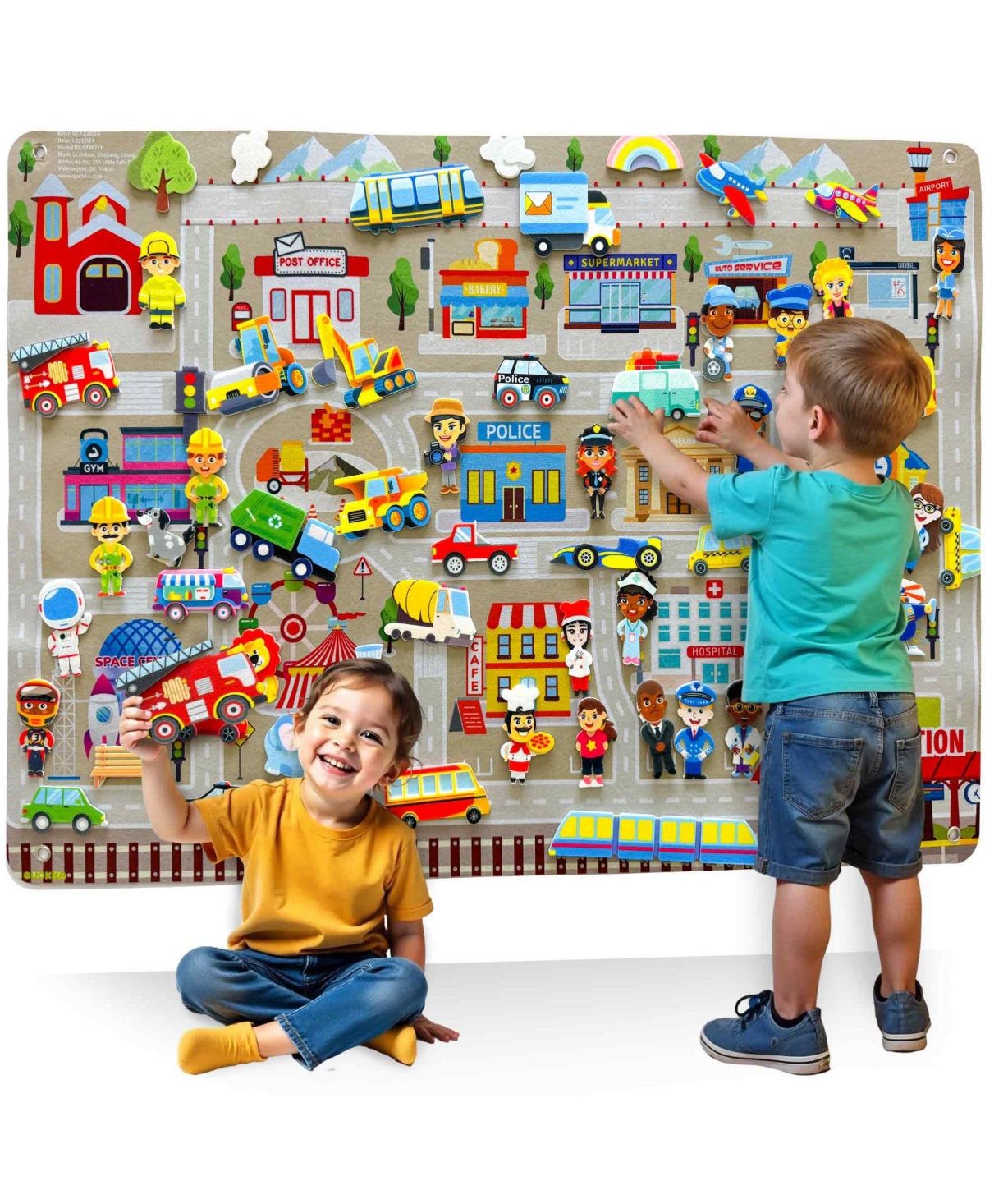 Click here for Quokka Space Felt Board for Kids 3-5 Years Old - S... prices