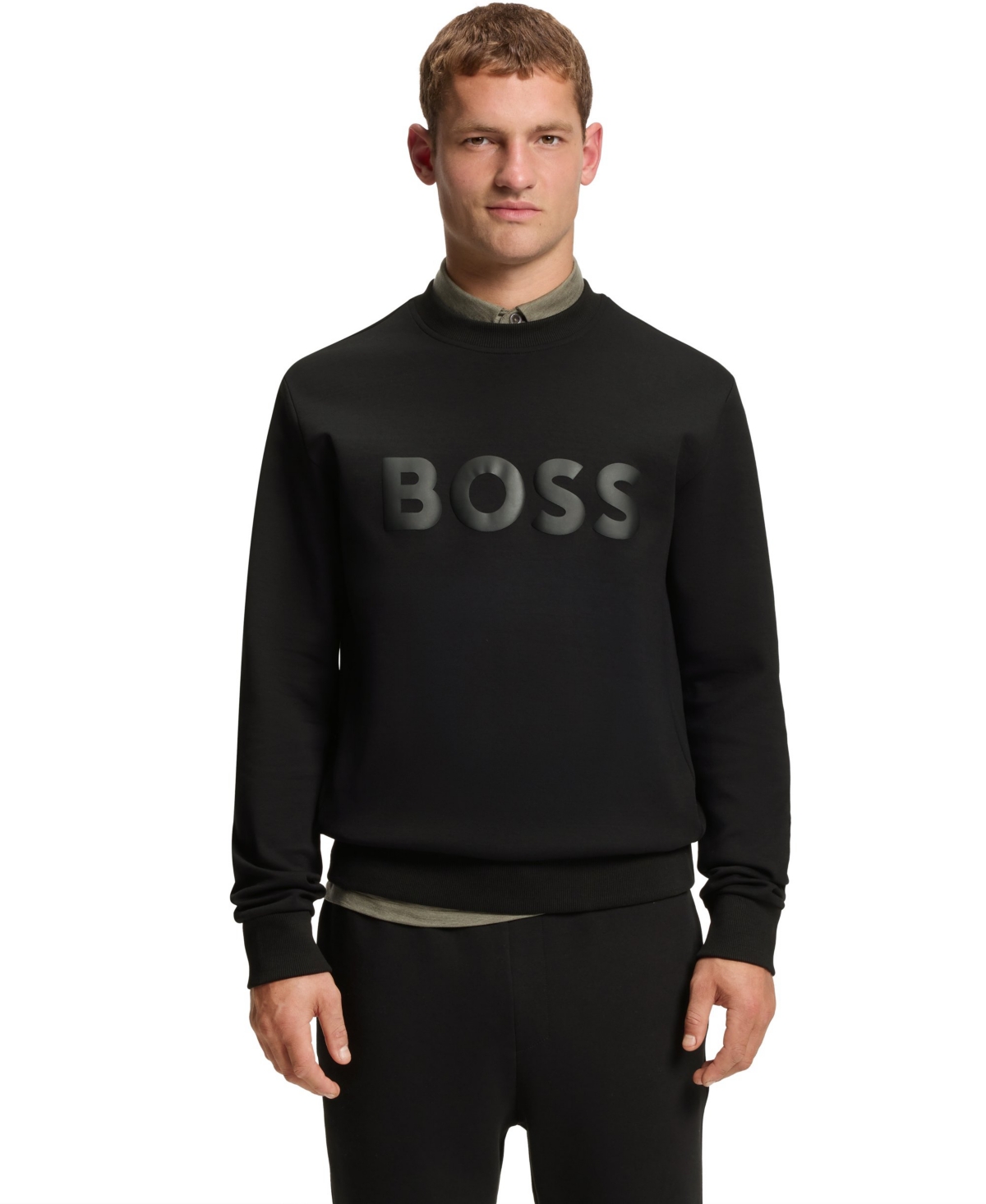 Click here for Boss by Hugo Boss Mens Stretch-Cotton Tonal Logo S... prices