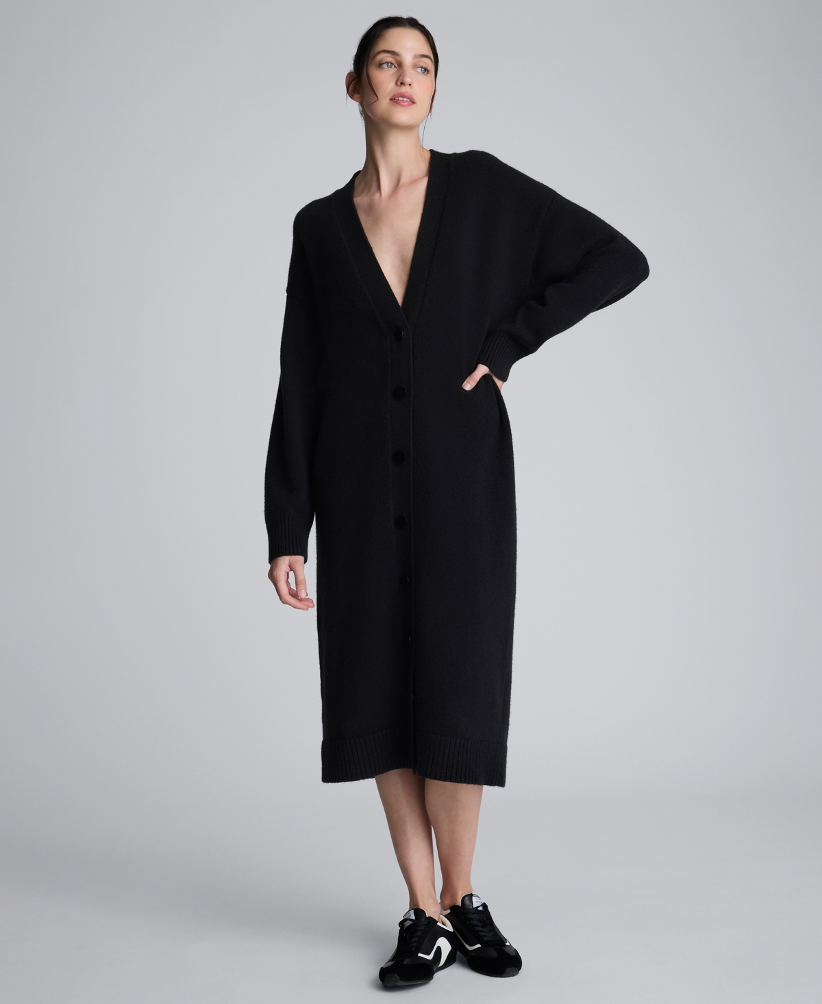 Click here for Kenneth Cole Womens Long-Sleeve Cardigan Sweater -... prices