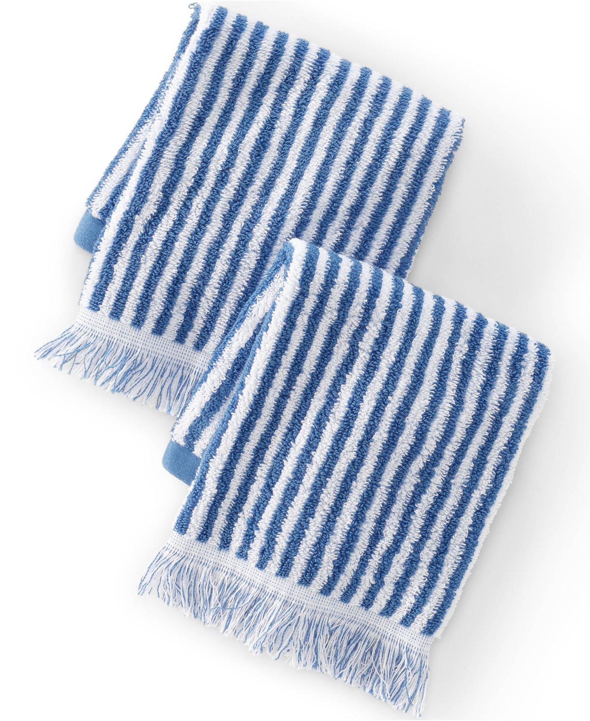 Click here for Lands End Cotton Yarn-dyed Stripe 2-Piece Washclot... prices