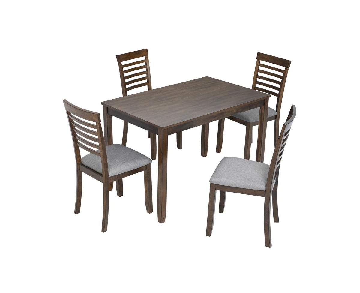 Click here for sumyeg 5-Piece Modern Dining Set with Rectangular... prices