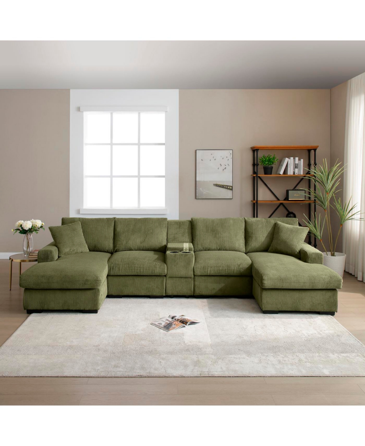 Click here for Streamdale U Shaped Cloud Couch Sectional Sofa  12... prices
