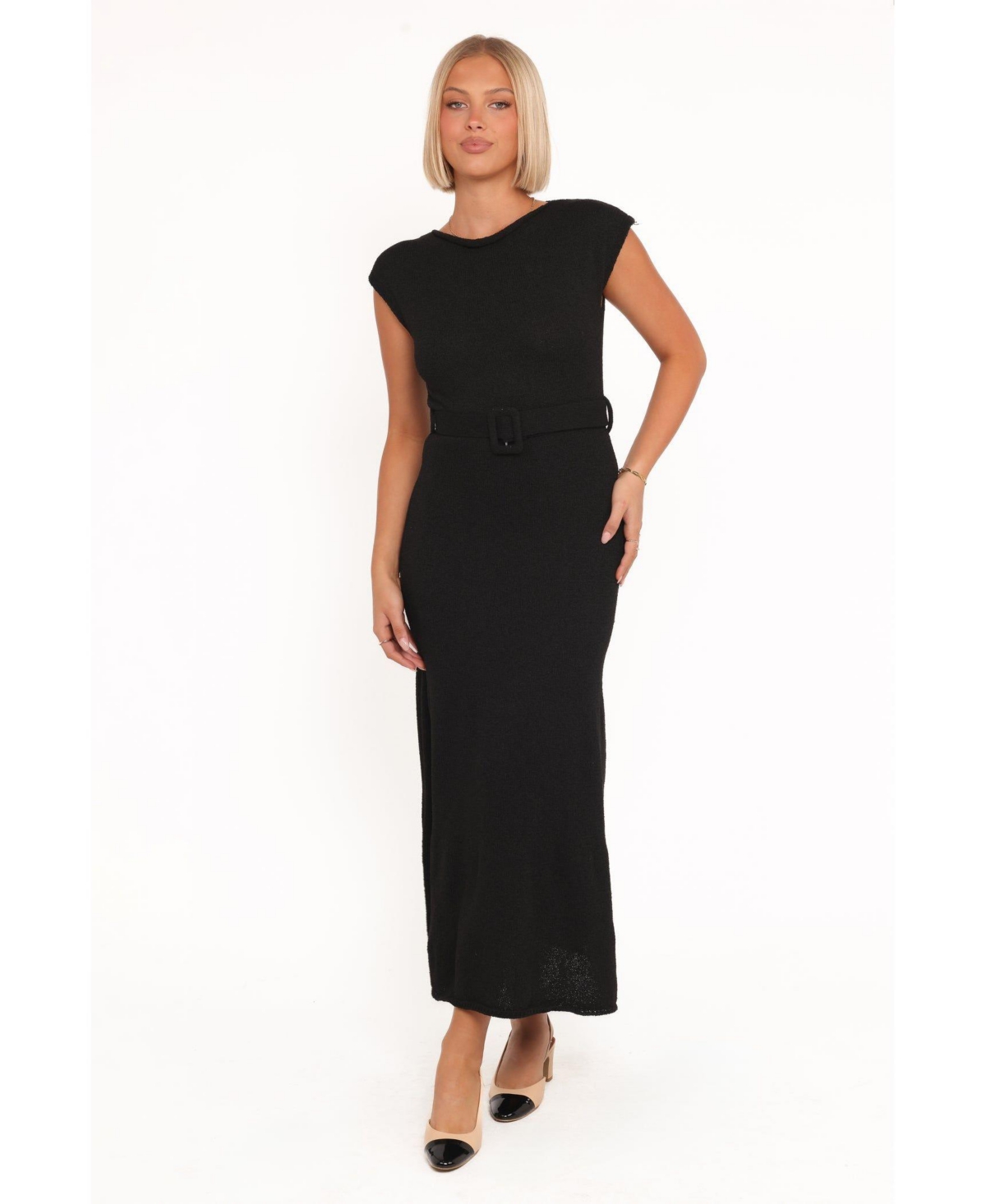 Click here for Petal and Pup Womens Alberta Midi Dress - Black prices