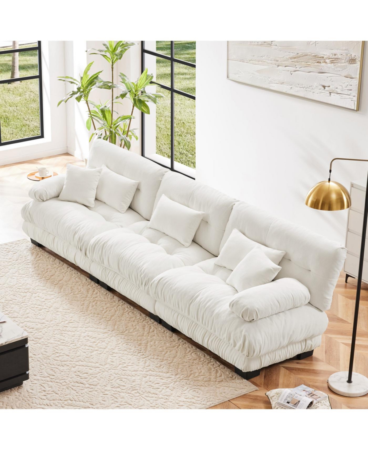 Click here for Streamdale Furniture 3-Seater Modular Chenille Sec... prices