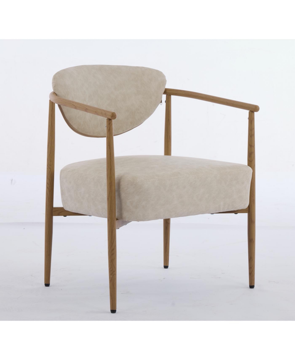 Click here for Streamdale Beige Pu dining/living/bedroom chair wi... prices