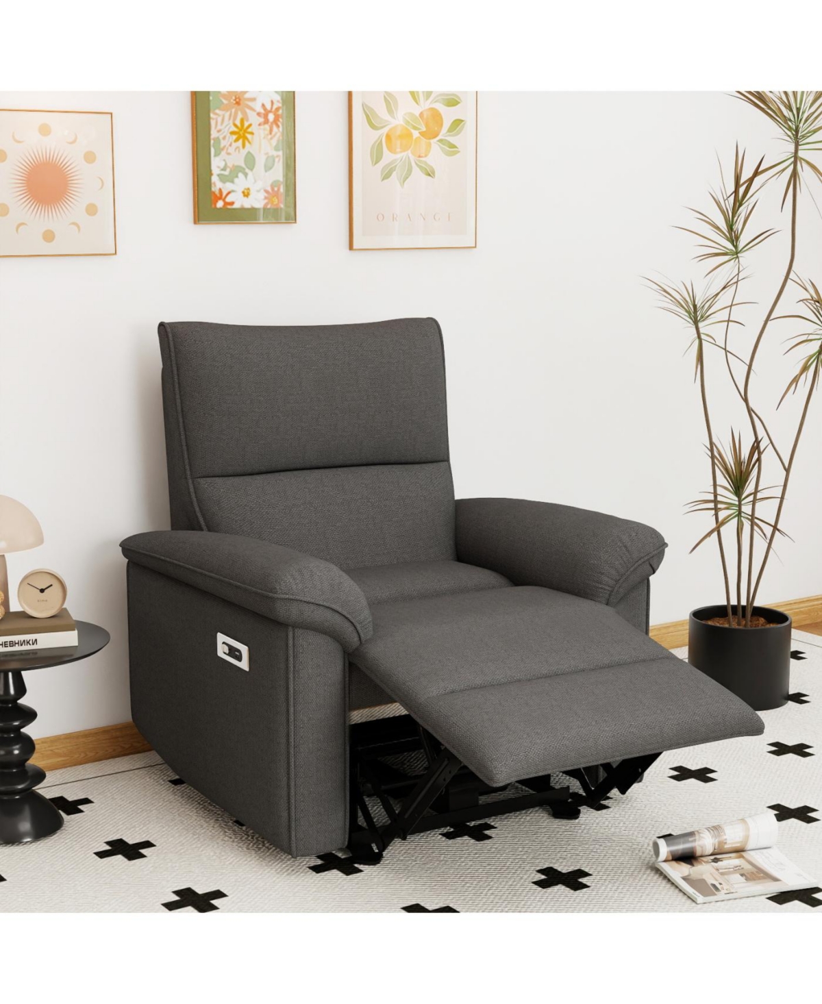 Click here for Streamdale Wall Hugger Zero Wall Power Recliner Ch... prices
