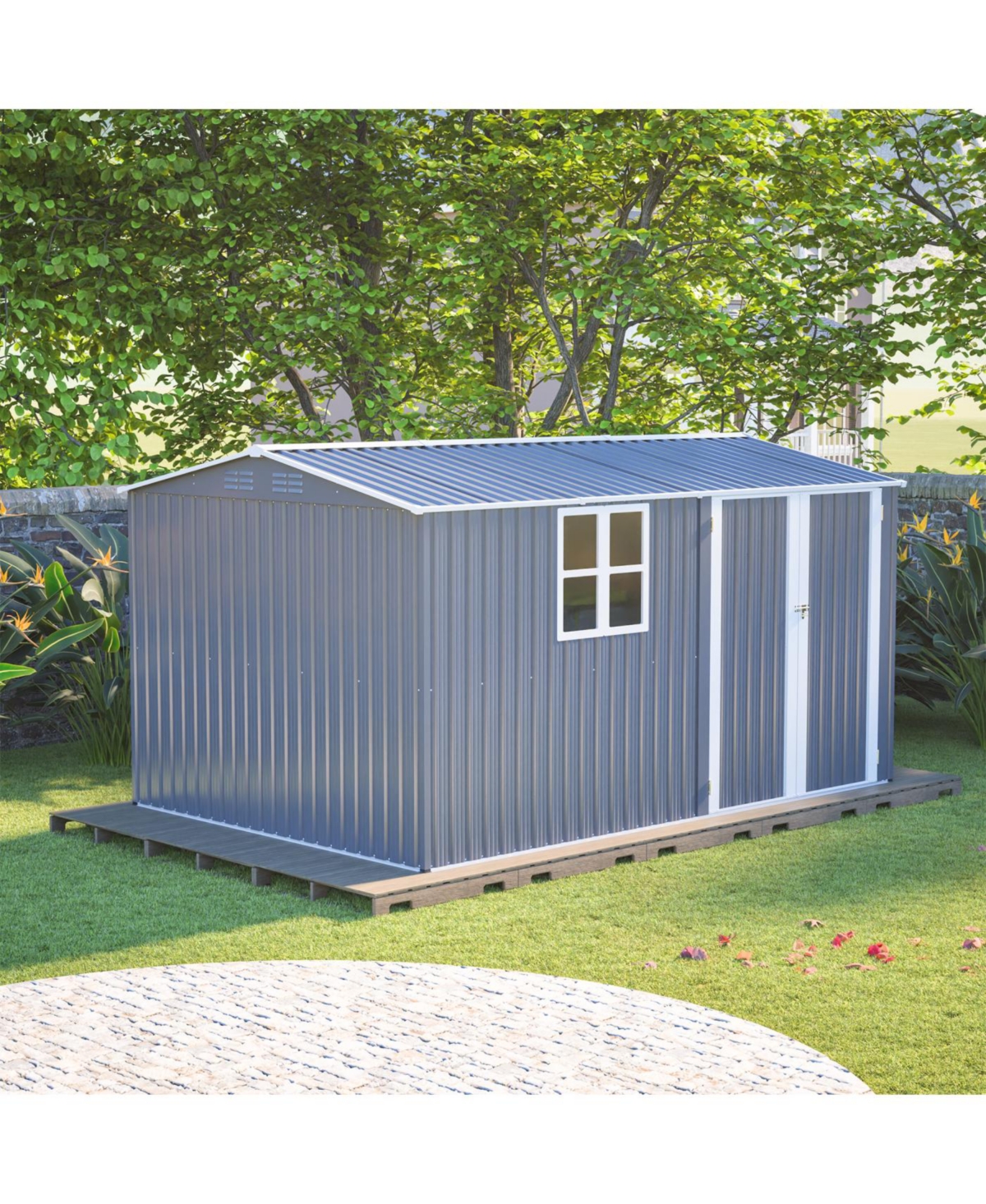 Click here for Streamdale Furniture Streamdale 8x12 Ft Storage Sh... prices