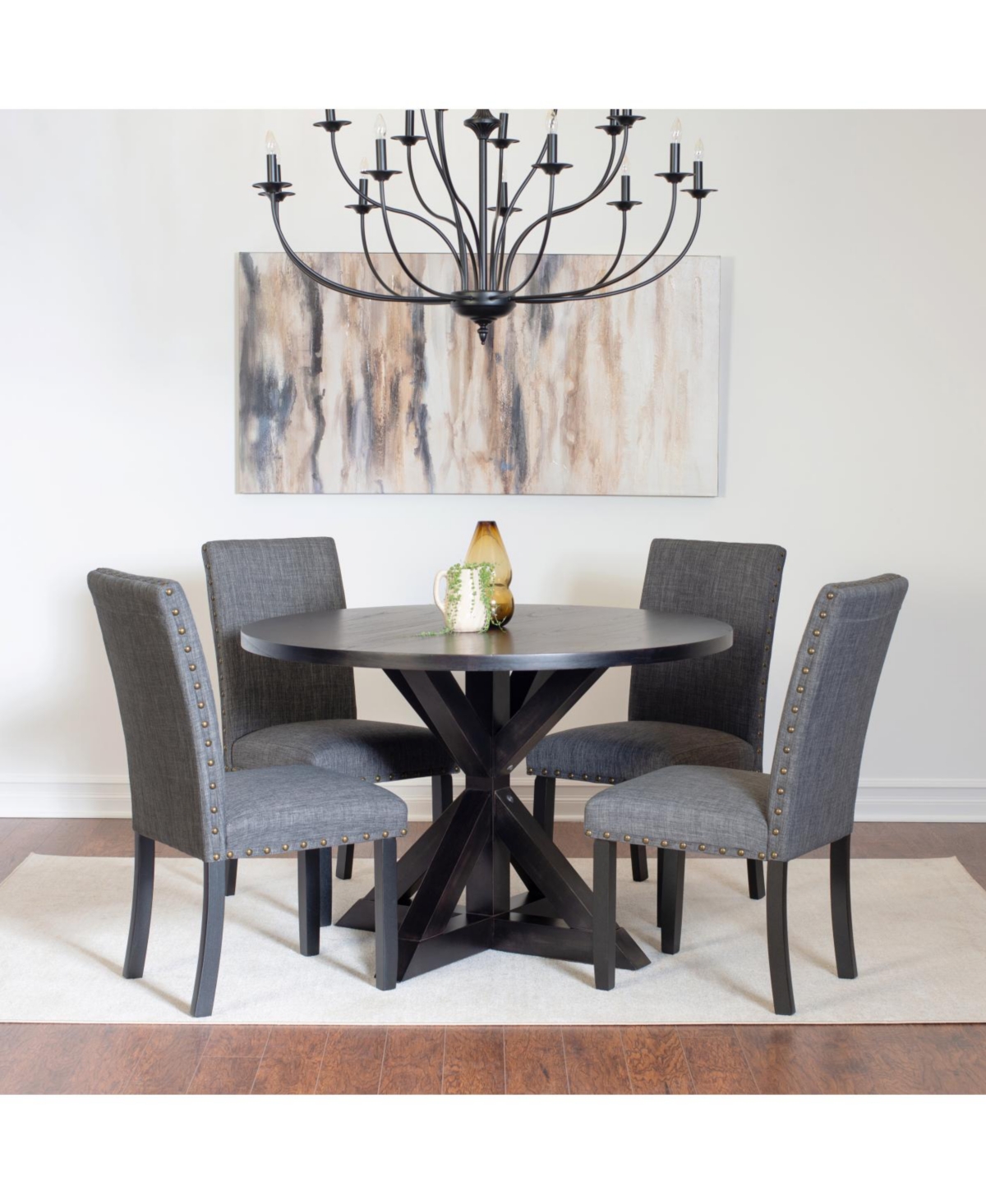 Click here for Streamdale Mytzi 5-piece Dining Set  Cross-Buck Di... prices