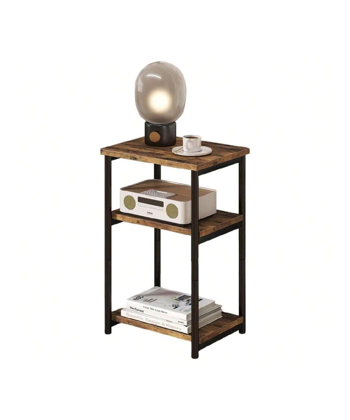 Click here for gaomon 3-Tier Side Table with Storage Tall End Tab... prices