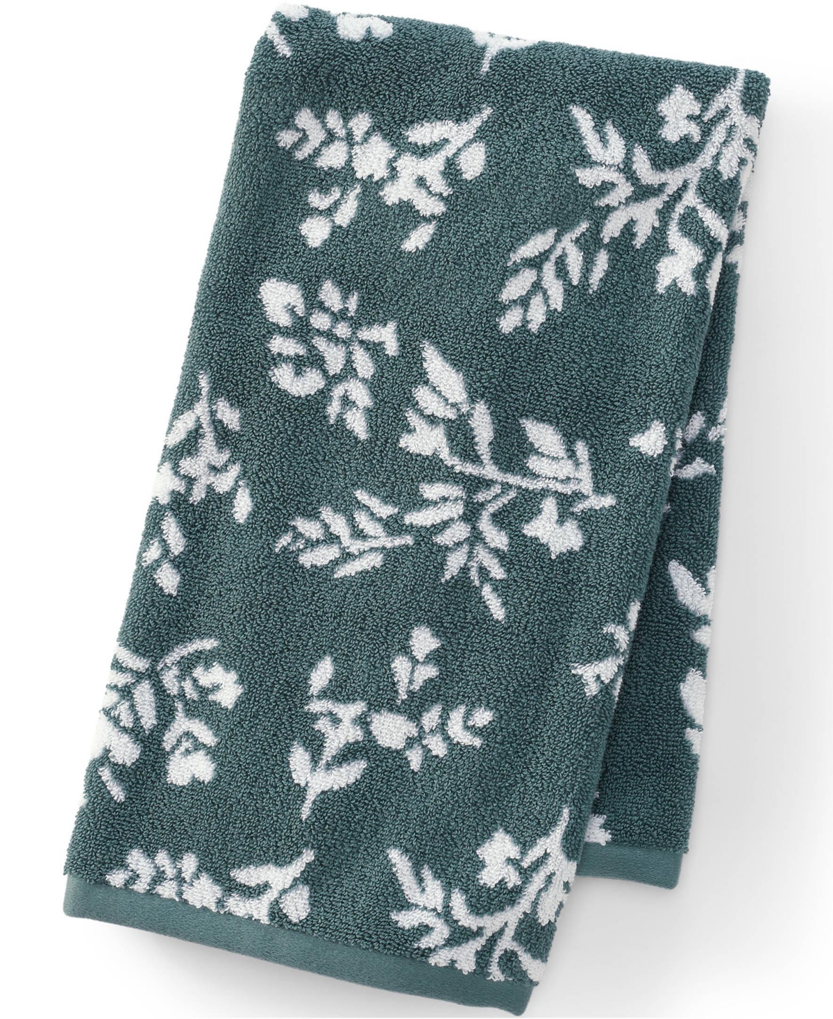 Click here for Lands End Cotton Jacquard Hand Towel - Tourmaline... prices