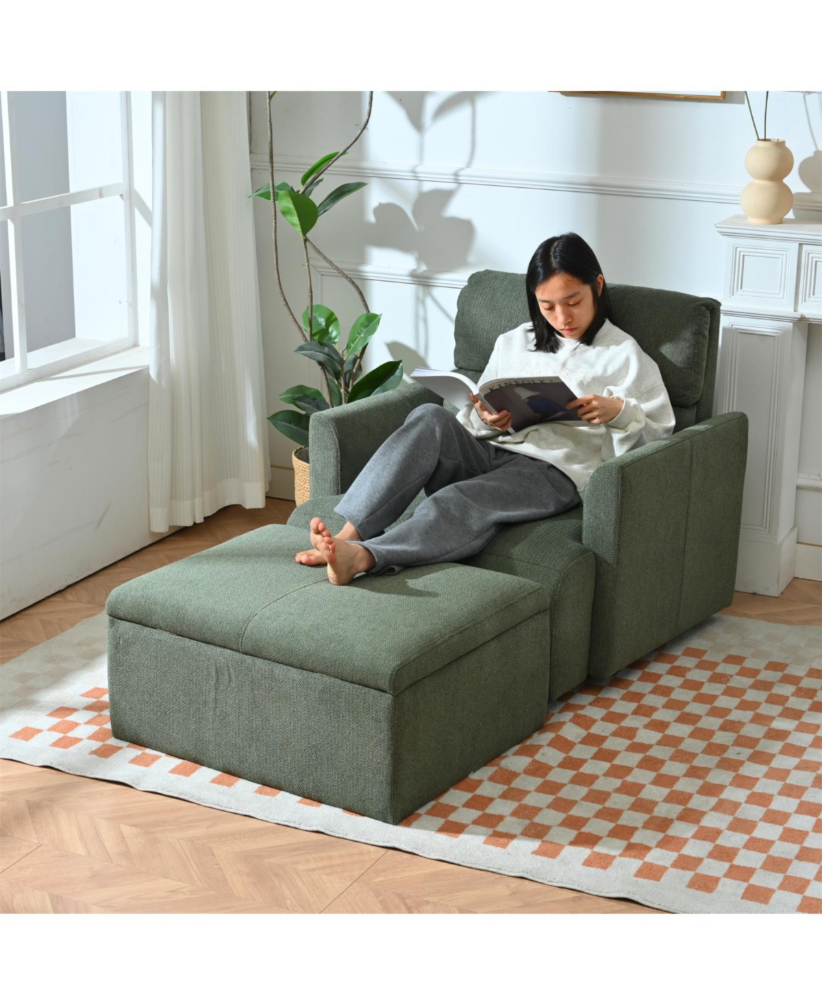 Click here for Streamdale Furniture Oversized Dark Green Accent A... prices