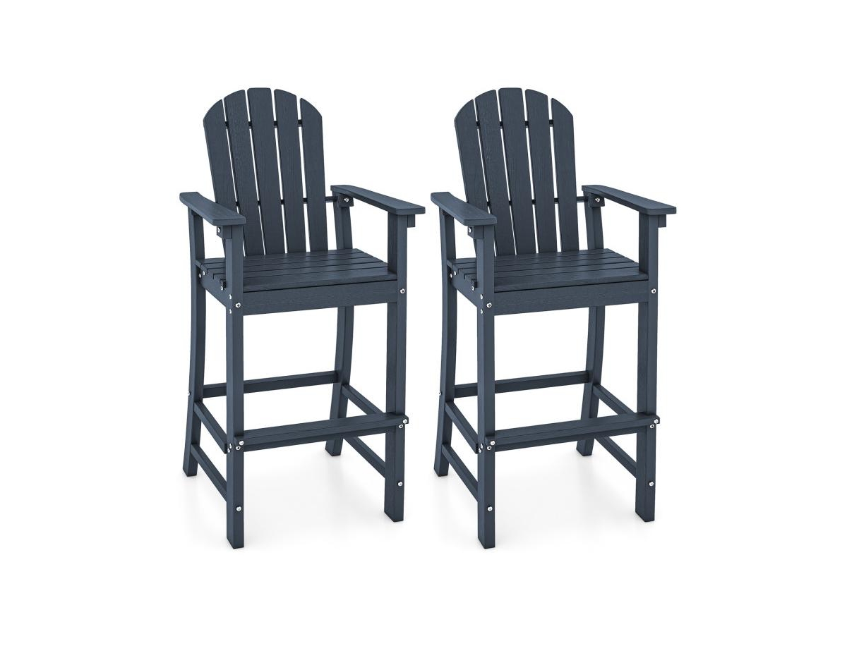 Click here for Slickblue Set of 2 Hdpe Counter Height Bar Stools... prices