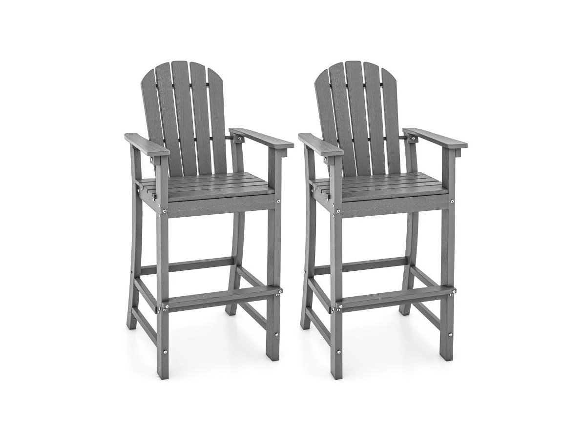 Click here for Slickblue Set of 2 Hdpe Counter Height Bar Stools... prices