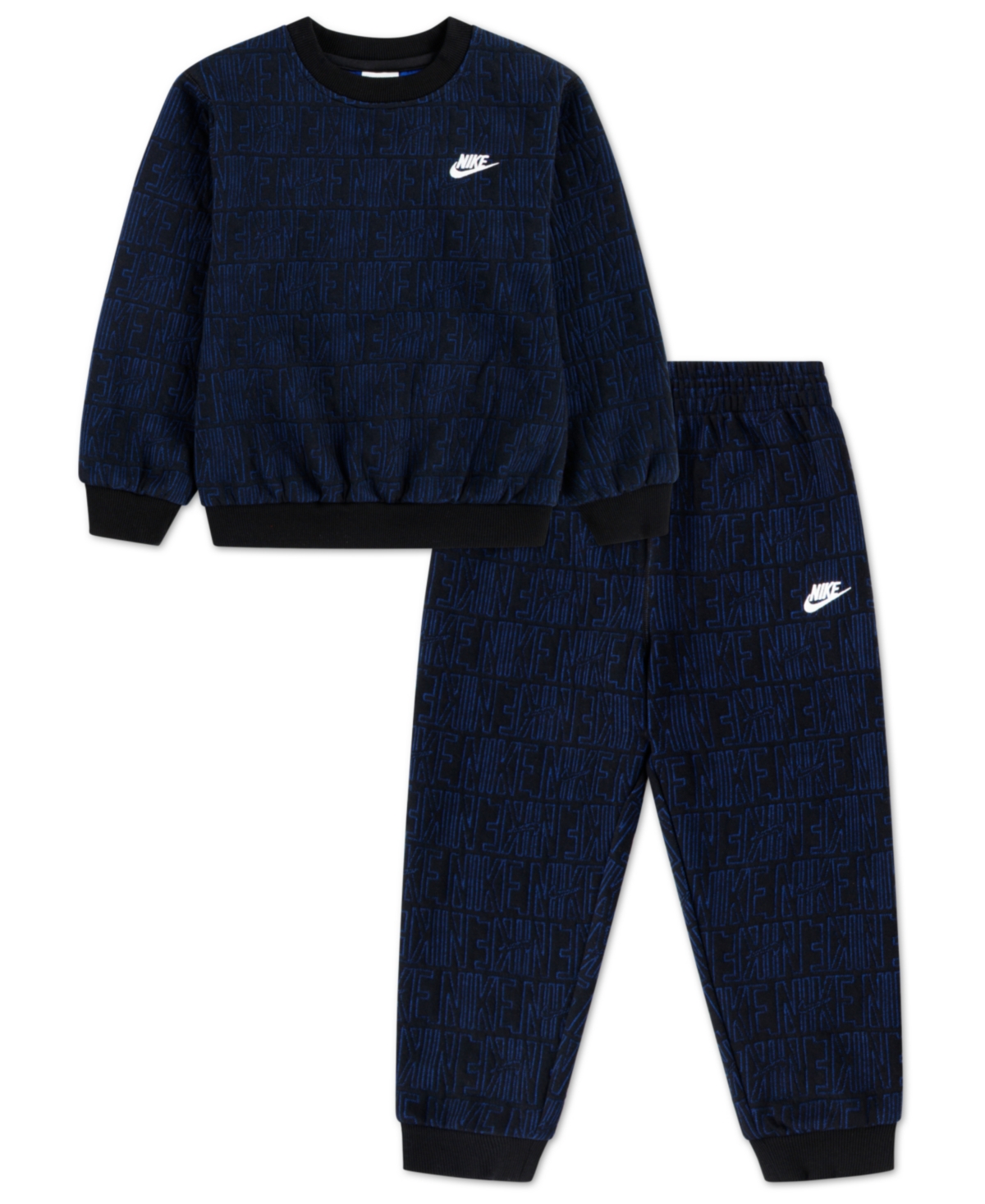 Click here for Nike Boys 4-7 Novelty Crewneck Sweatshirt and Pant... prices