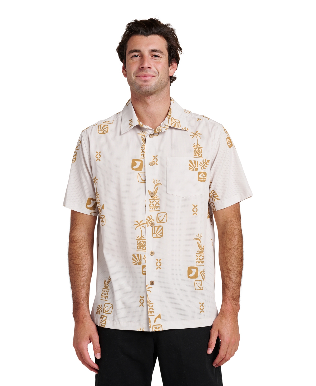 Click here for Quiksilver Waterman Mens Mystic Fin Shirt - Moonbe... prices