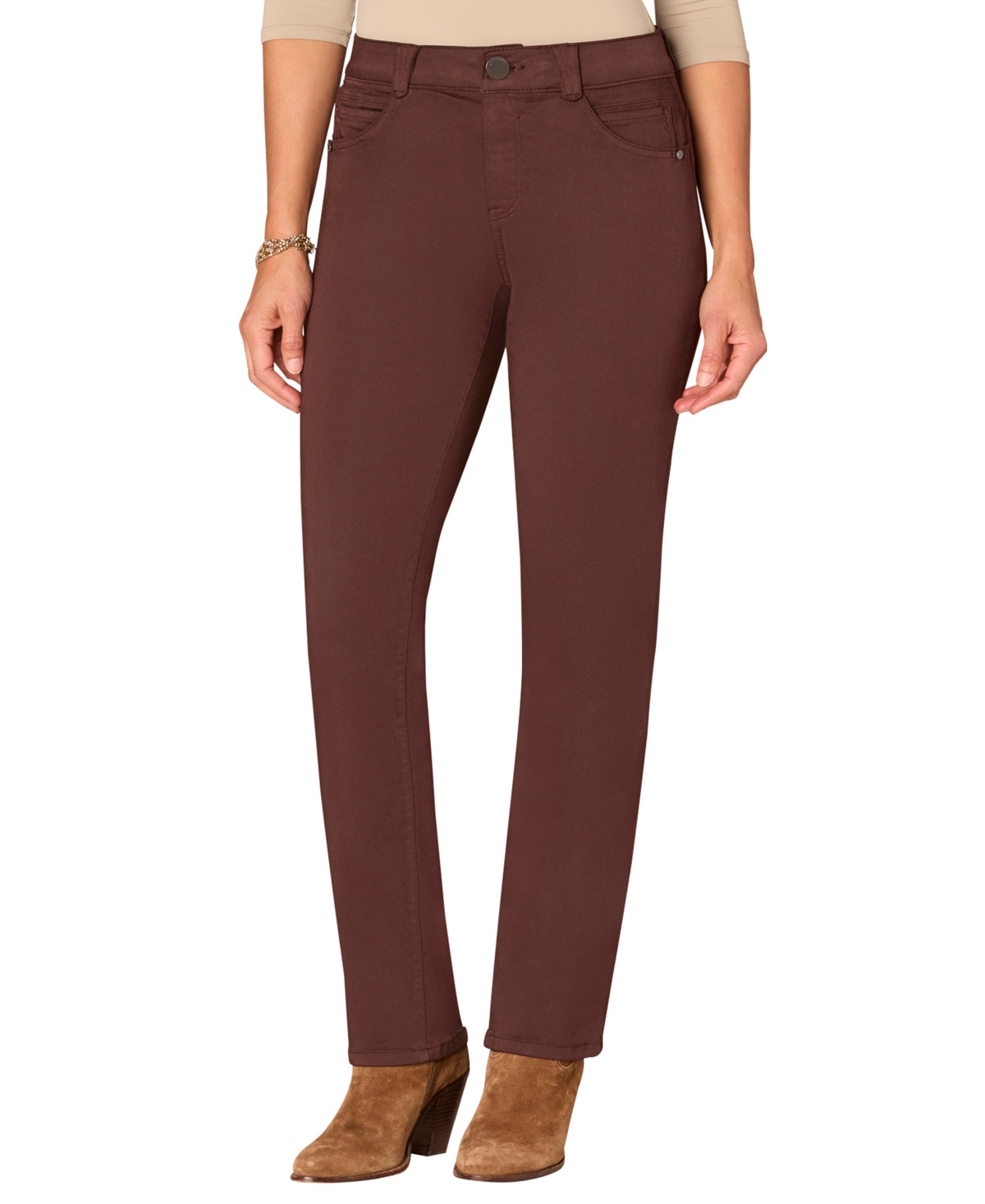 Click here for Democracy Womens Ab Solution Straight Leg Jeans -... prices