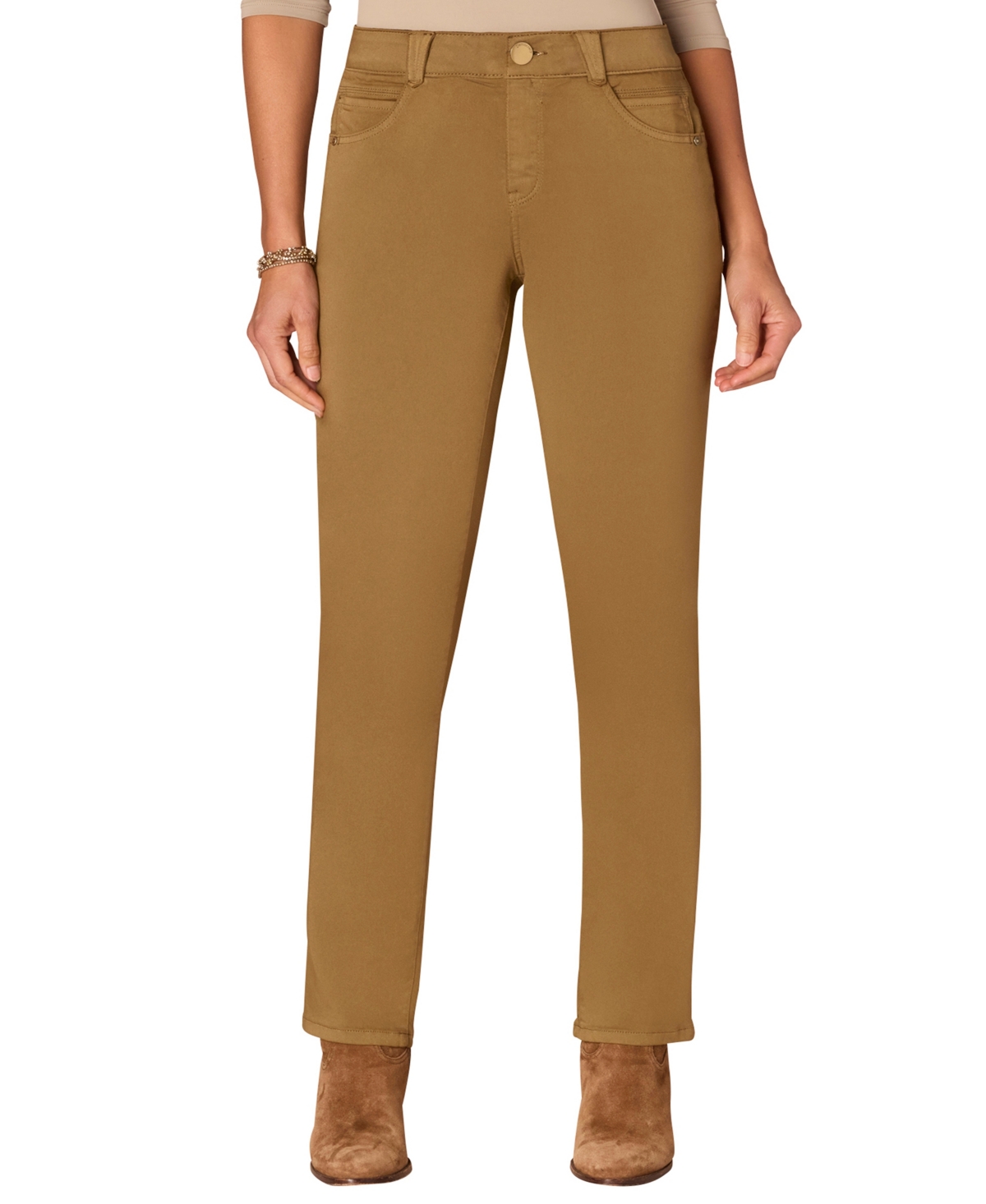 Click here for Democracy Womens Ab Solution Straight Leg Jeans -... prices