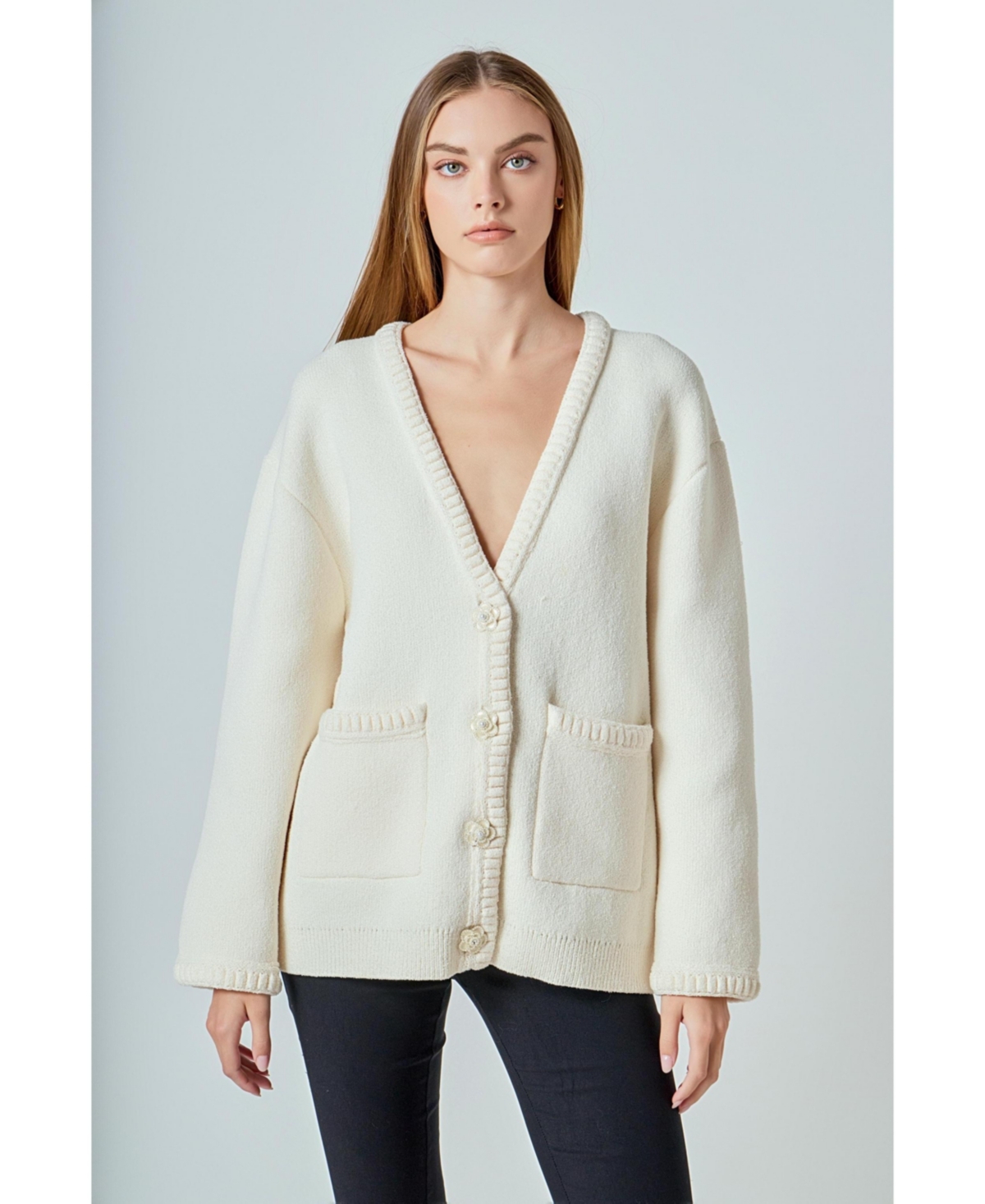 Click here for endless rose Womens Floral Button Down Cardigan -... prices