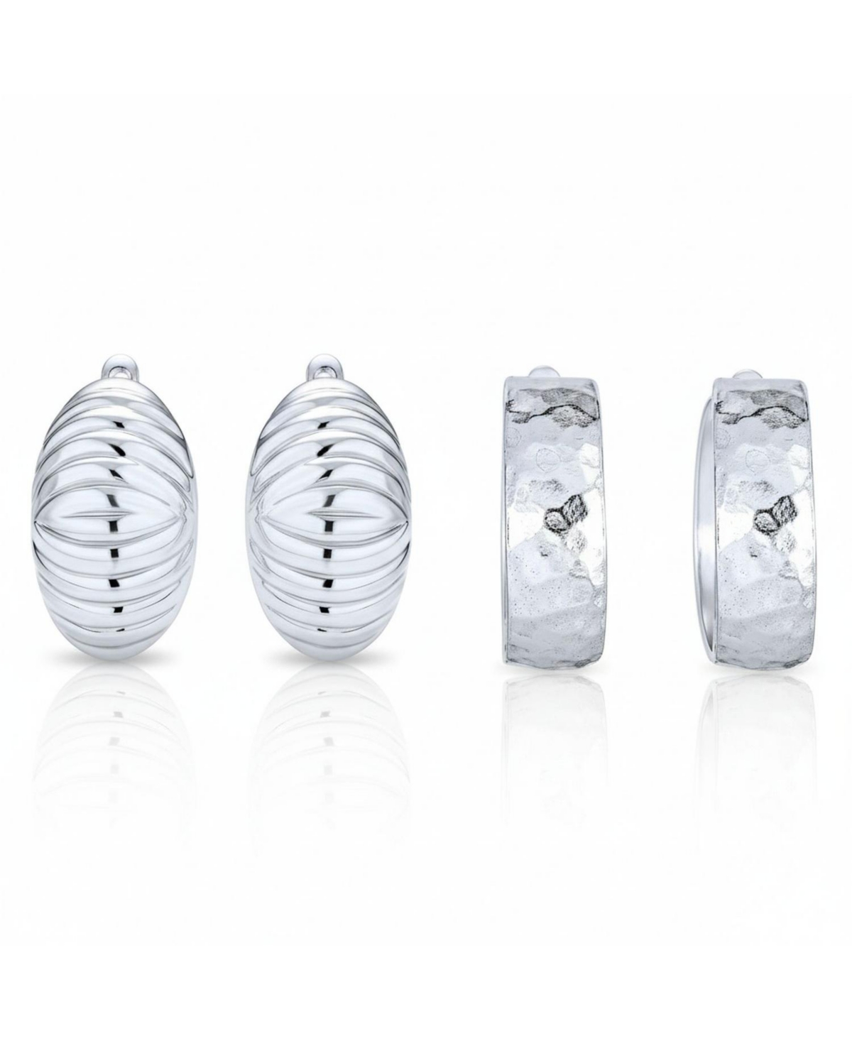 Click here for Bling Jewelry Set of 2 Polished Shrimp Dome and Ma... prices