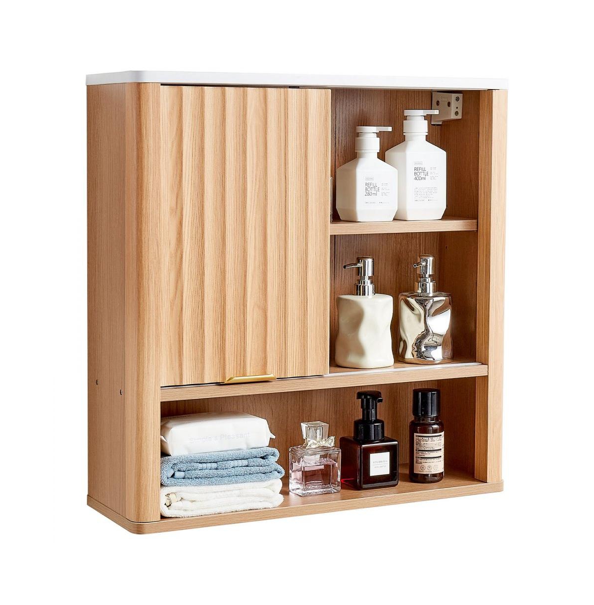 Click here for Slickblue-Bathroom Wall Cabinet with Double Doors... prices