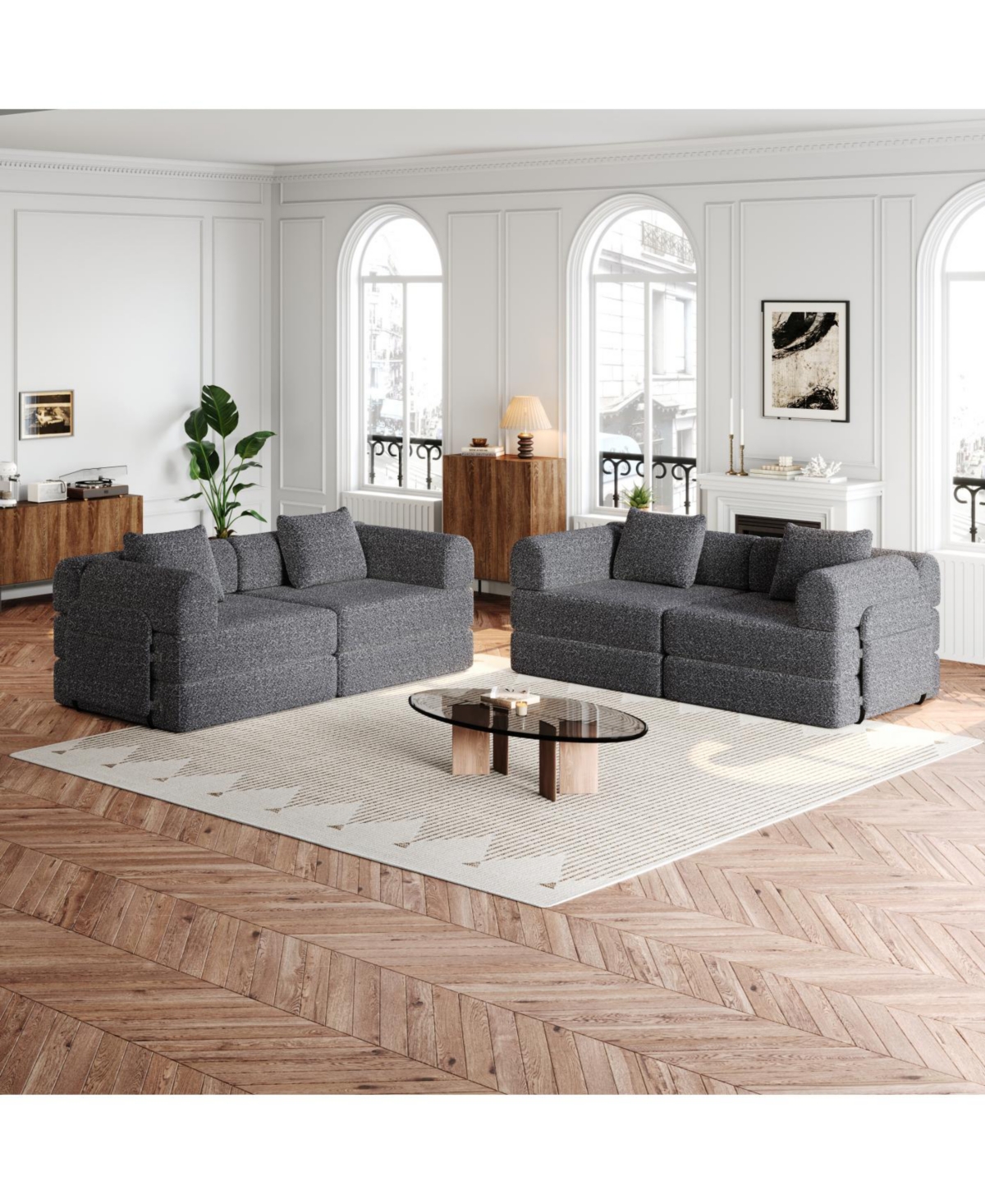 Click here for Streamdale Furniture Streamdale 4-seater chenille... prices