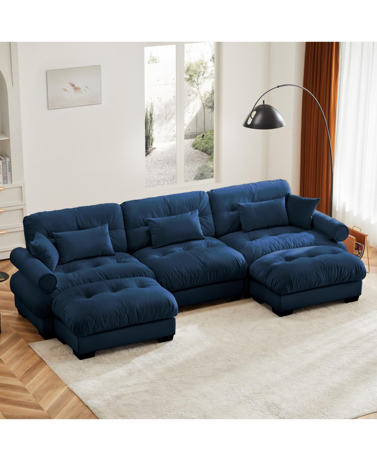 Click here for Streamdale U Shape Modular Sectional Sofa Couch wi... prices
