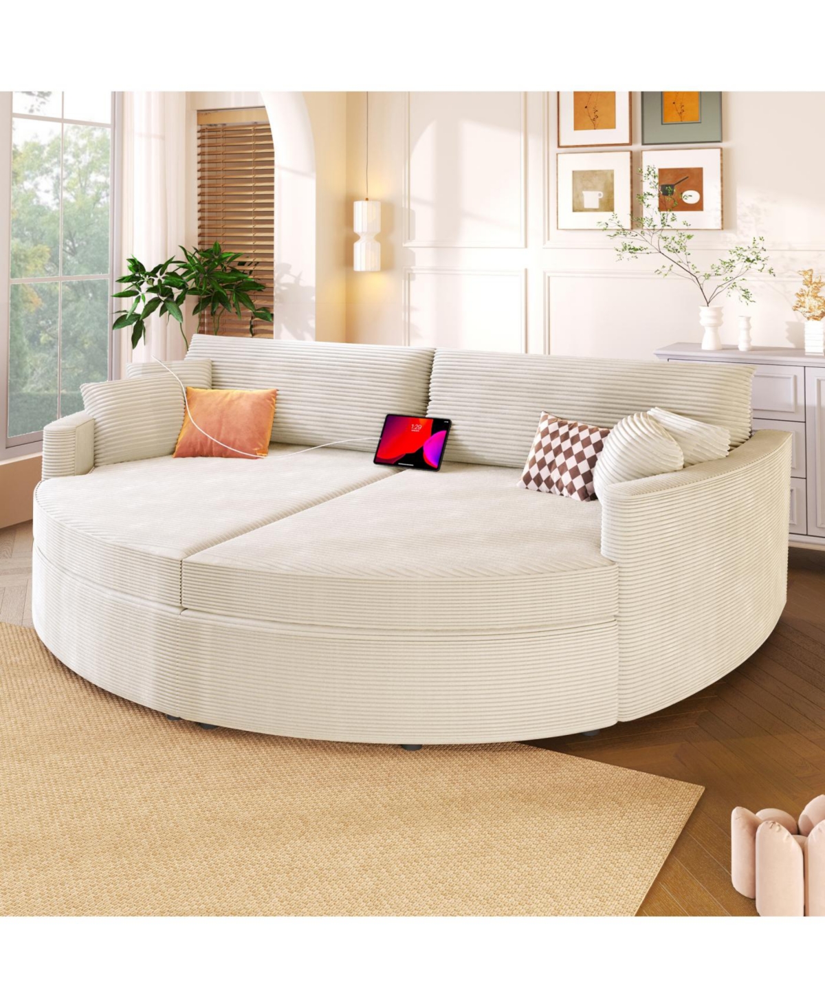 Click here for Streamdale Furniture Oversized Double Chaise Loung... prices