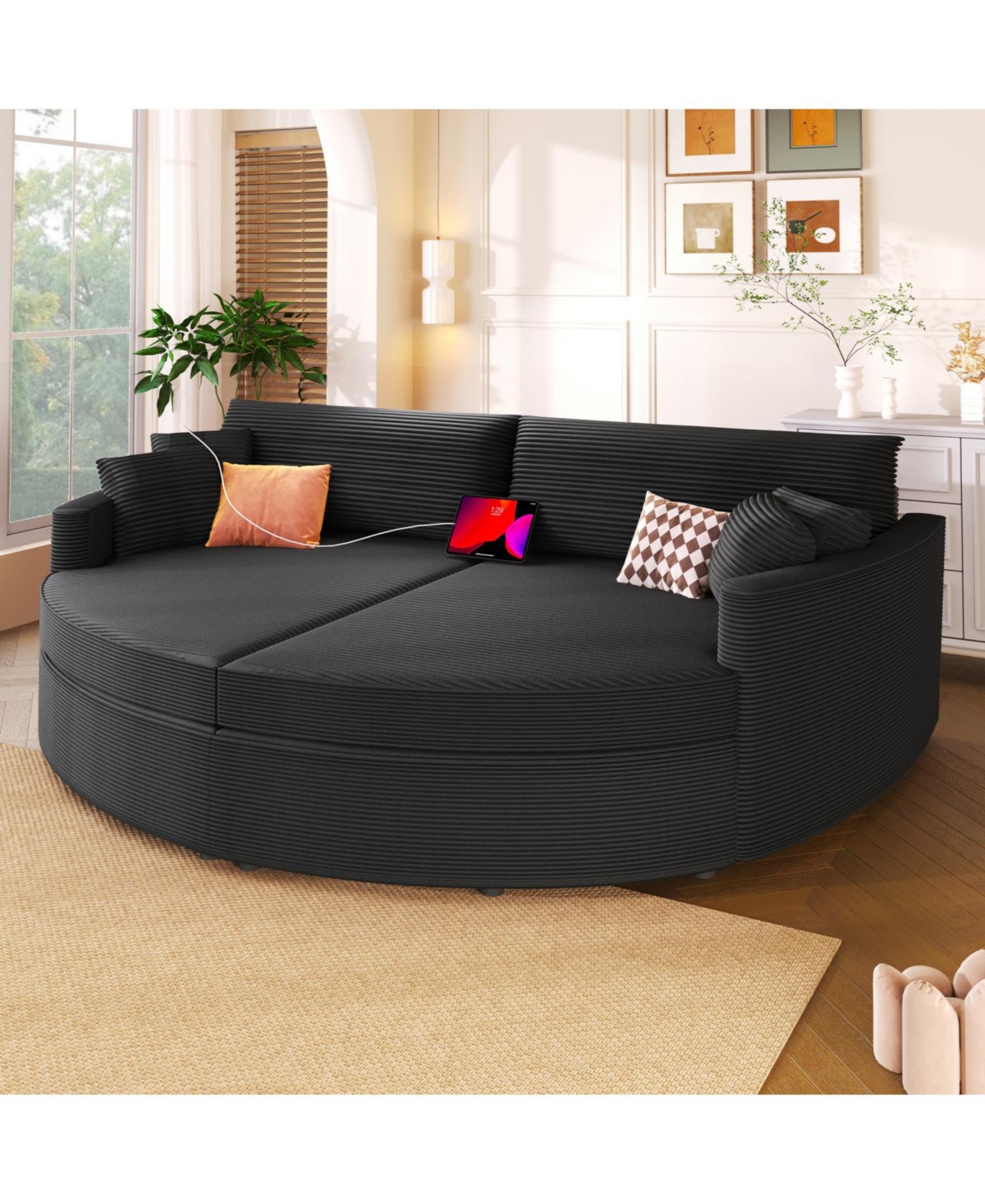 Click here for Streamdale Furniture Oversized Double Chaise Loung... prices