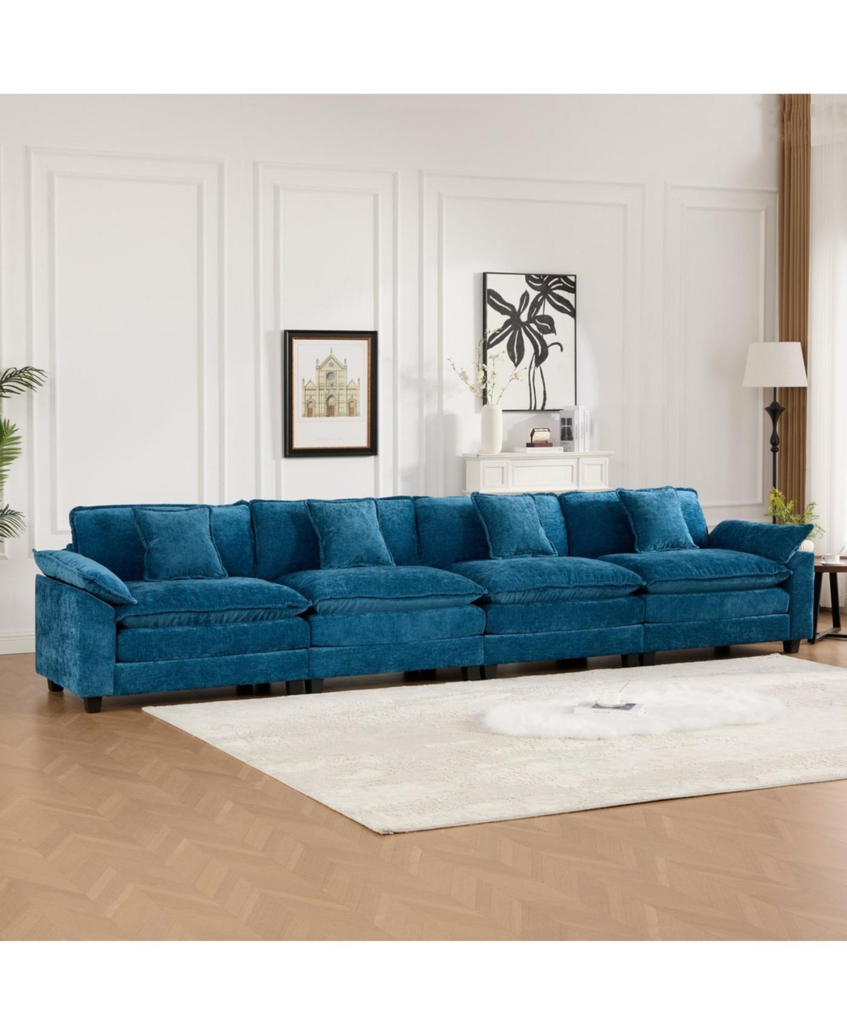 Click here for Streamdale Cloud Couch: Flexible  Modular Chenille... prices