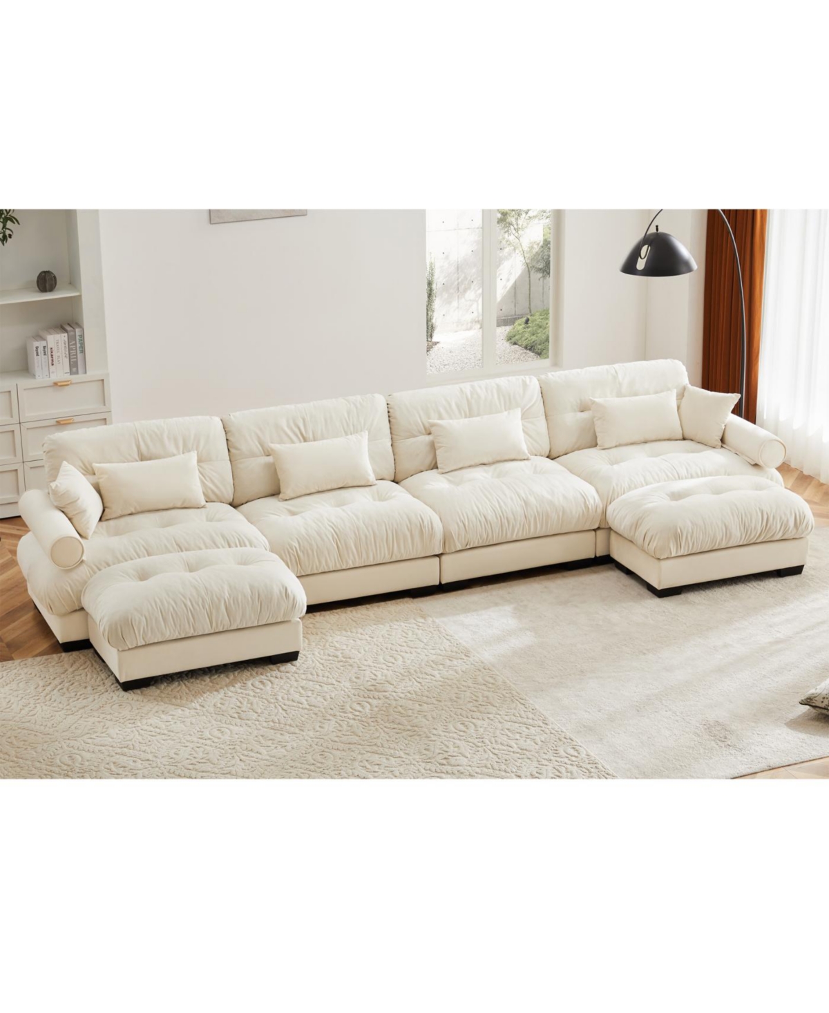 Click here for Streamdale Furniture U-Shaped Sectional Sofa Cloud... prices