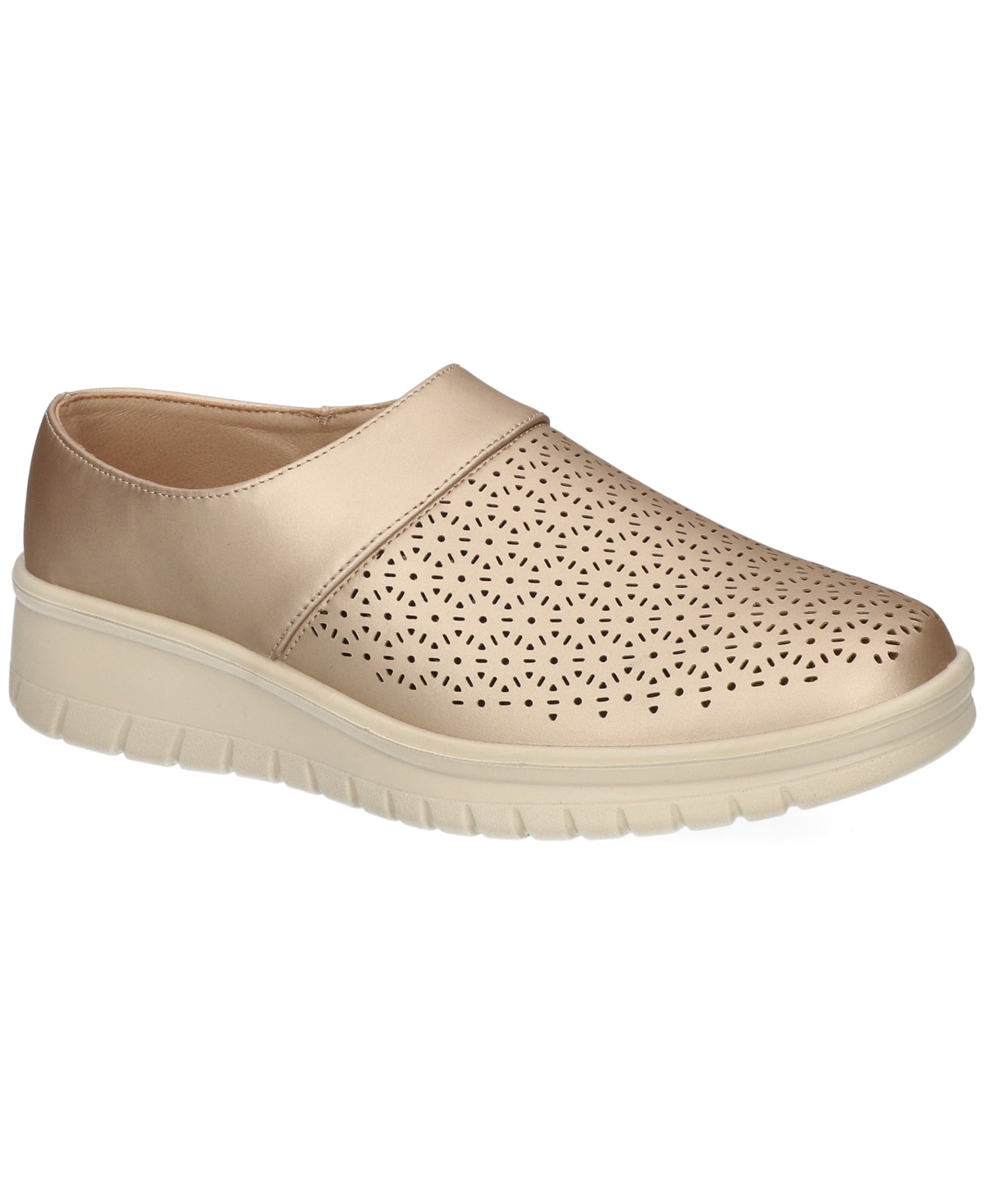 Click here for Easy Street Aretha Comfort Mules - Gold prices