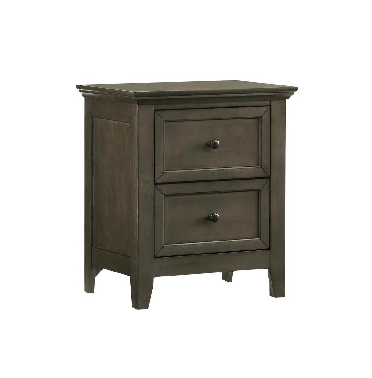 Click here for Intercon Nightstand  2 Drawer in Gray - Grey prices
