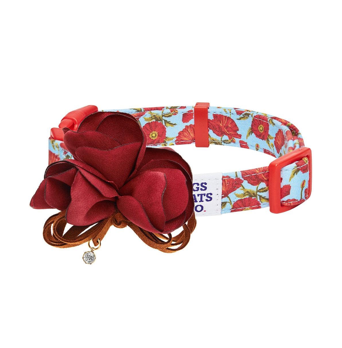Click here for Dogs & Cats & Co. Pet Spring Floral Dog Collar wit... prices