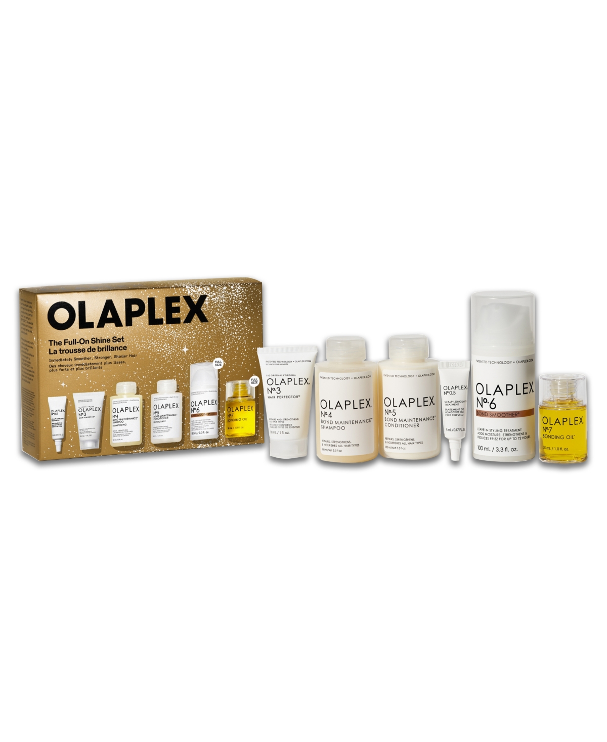 Click here for Olaplex 6-Pc. The Full-On Shine Gift Set prices