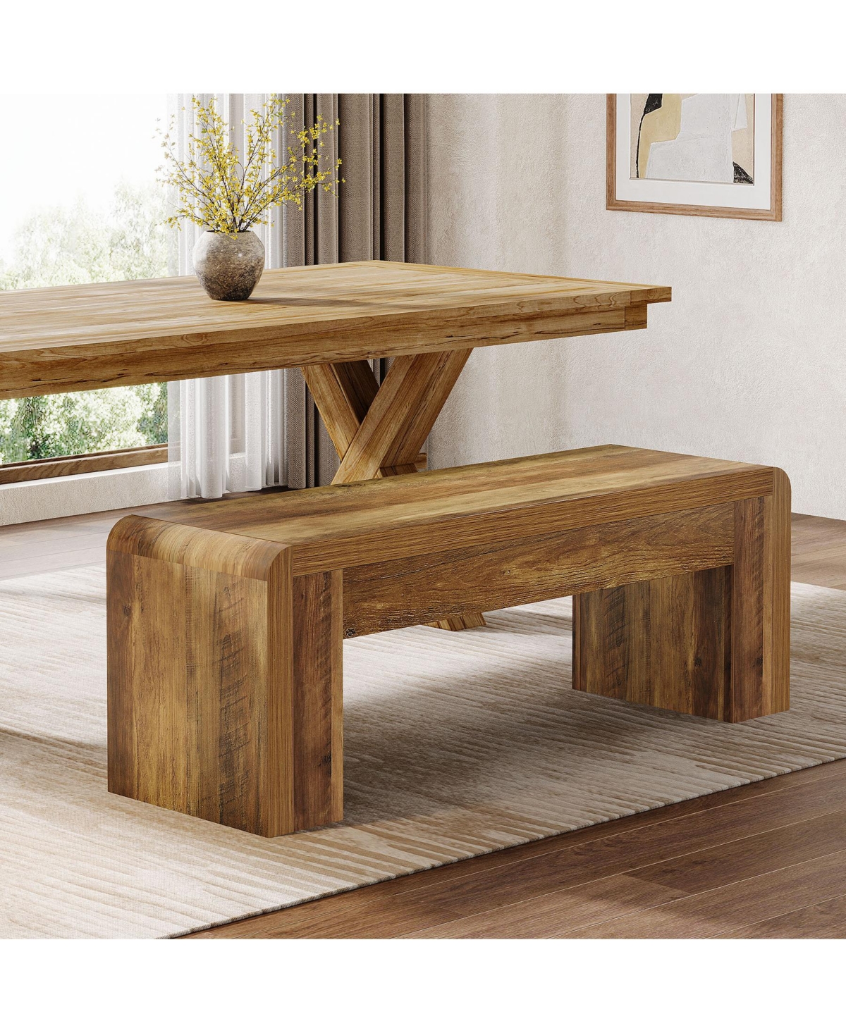 Click here for Tribesigns 47.24-Inch Long Dining Bench  Large Eng... prices