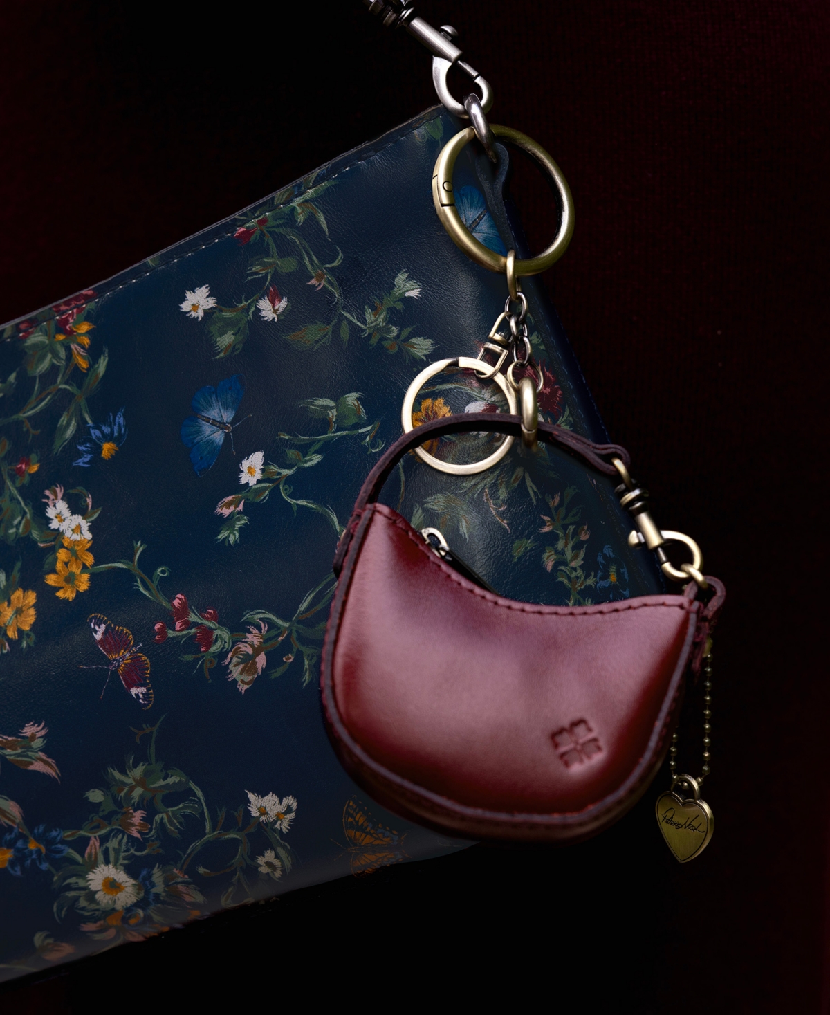 Click here for Patricia Nash Micro Morgana Bag Charm - Oxblood prices