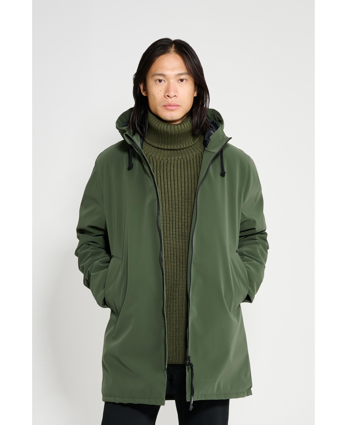 Click here for Stutterheim Mens Stockholm Matte Winter Coat - Gre... prices