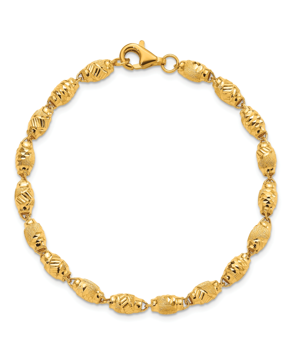 Click here for Macys Beaded Bracelet with Fancy Lobster Clasp in... prices