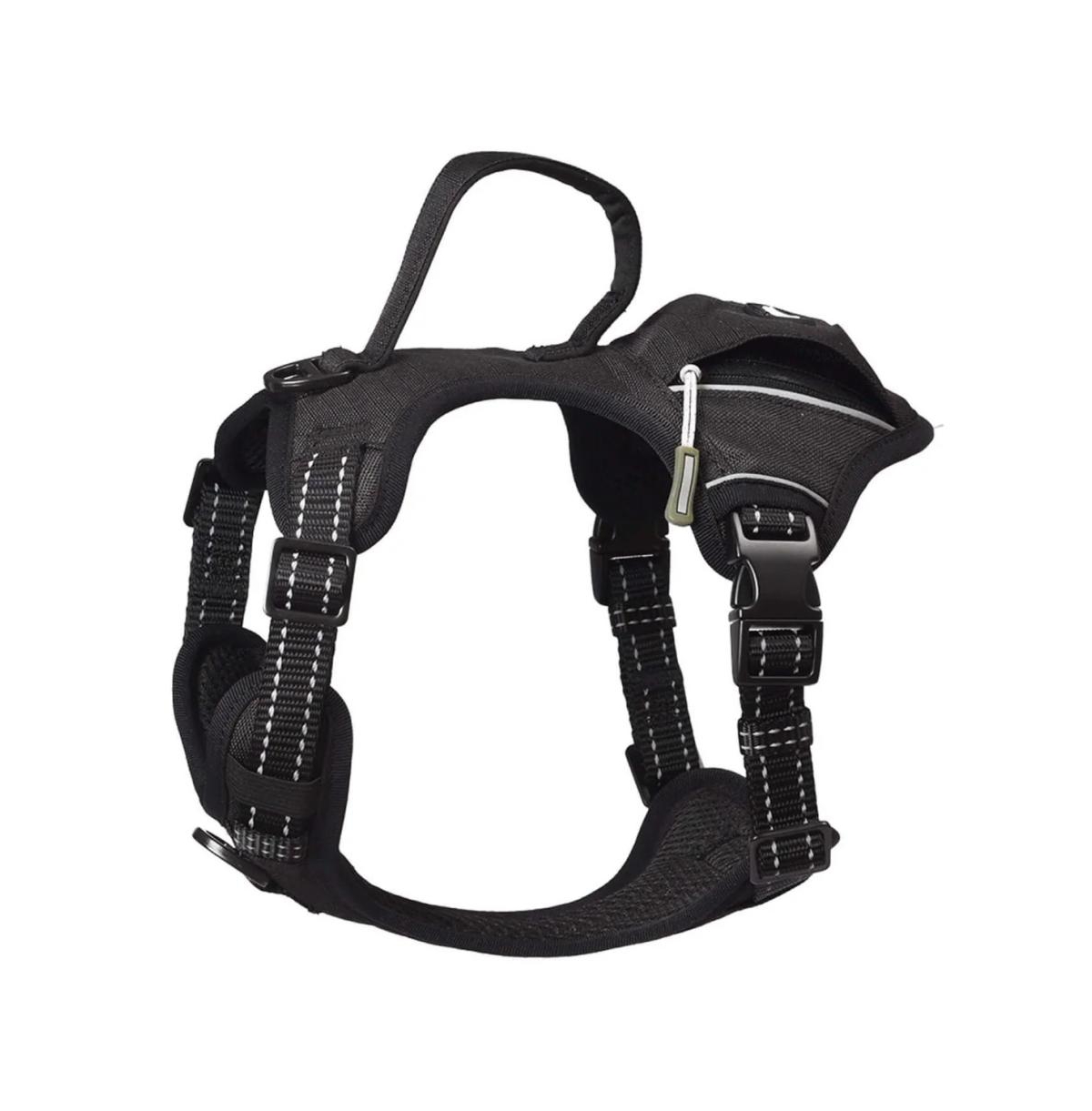 Click here for Petmarvel Heavy Duty Tactical Dog Harness with Poo... prices