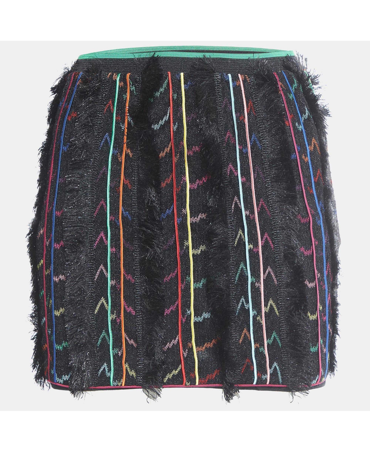 Click here for Pre-Owned Missoni Womens Black Stripe Lurex Knit F... prices