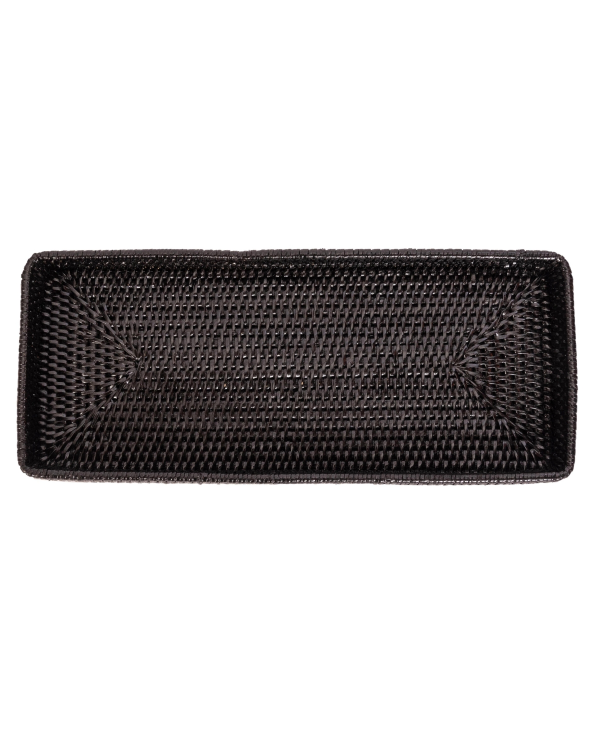 Click here for Artifacts Rattan Rectangular Vanity Tray - White w... prices