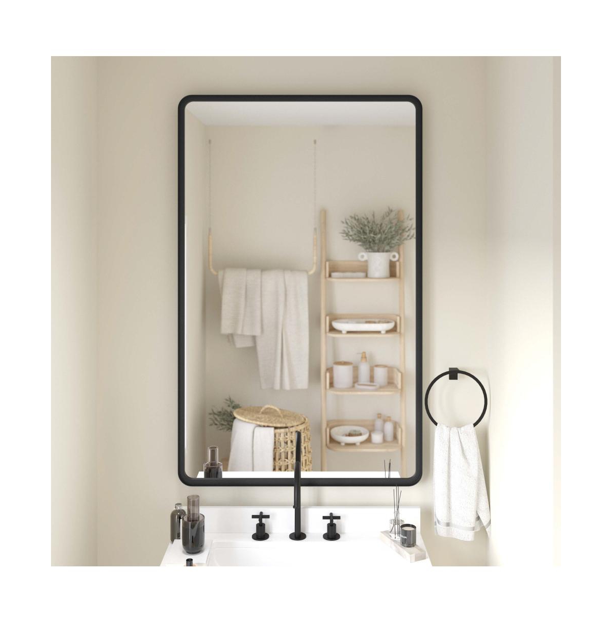 Click here for Emma+Oliver Afsin Wall Mirror with Silver Backed G... prices