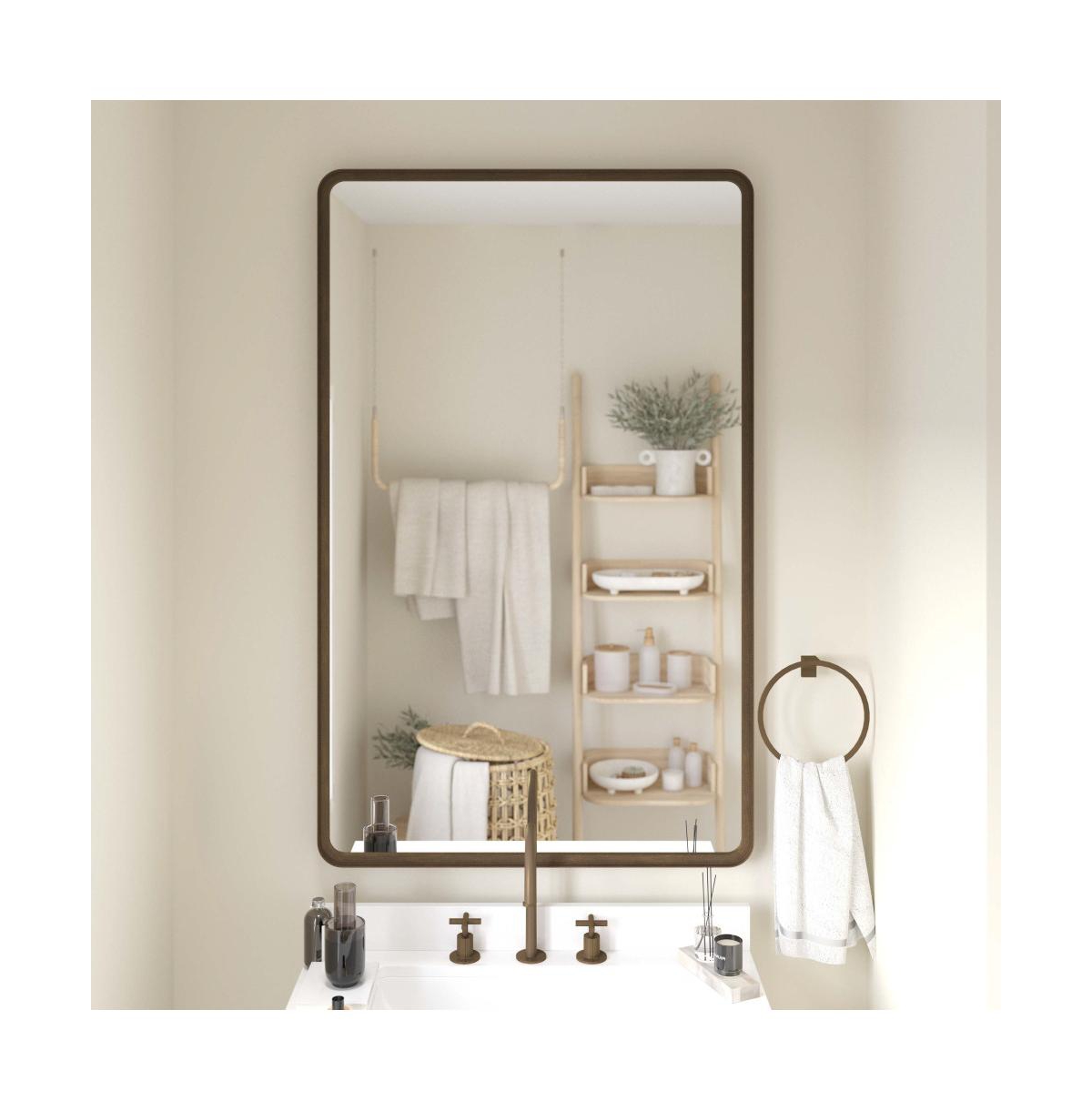 Click here for Emma+Oliver Afsin Wall Mirror with Silver Backed G... prices