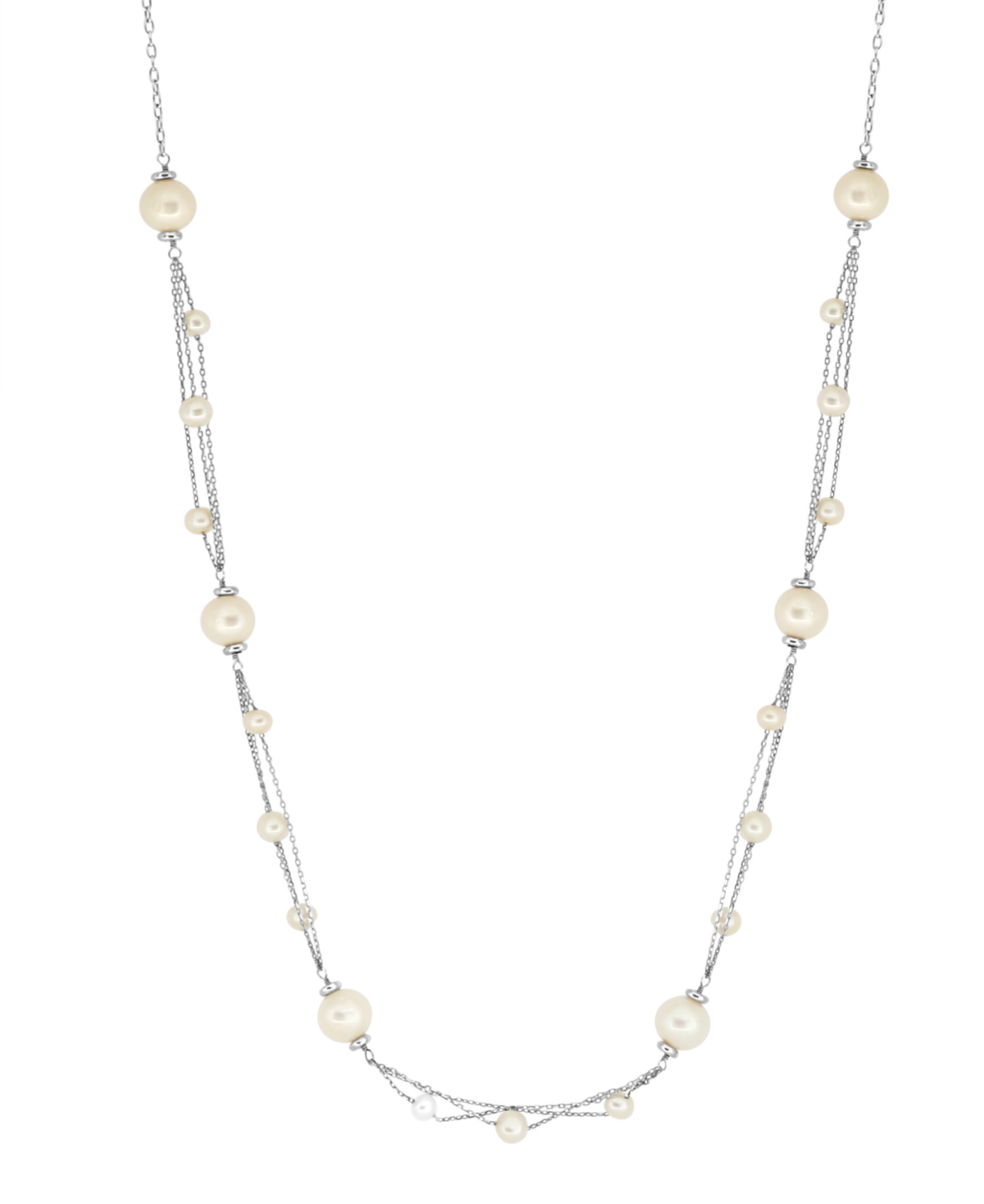 Click here for Effy Collection Freshwater Pearl (4-7.5mm) Chain N... prices