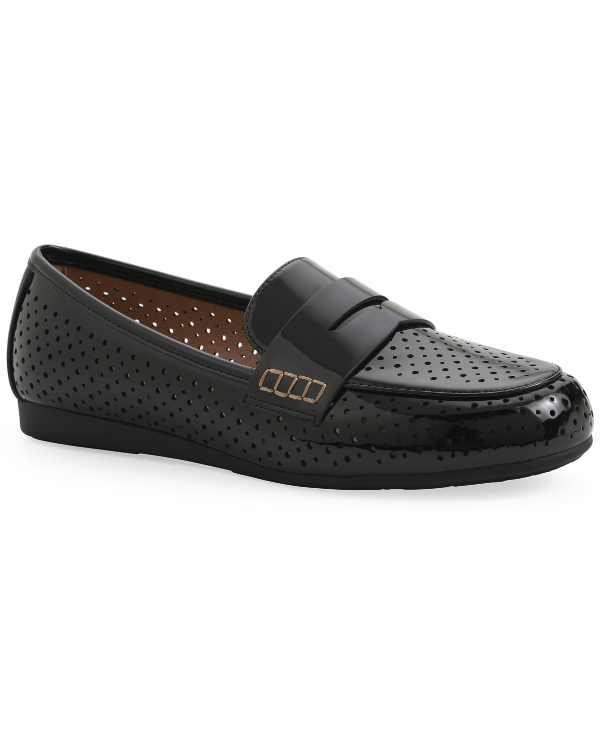 Click here for White Mountain Womens Wallace Loafer - Black Paten... prices